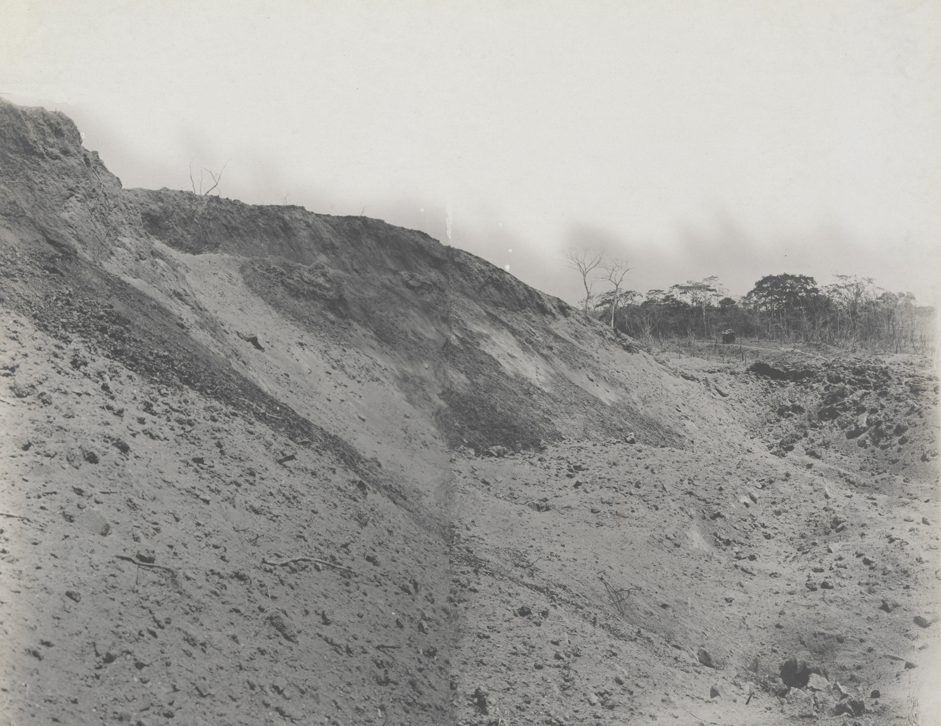 Unidentified photographer. Site of Dynamite store house near Mindi the ...
