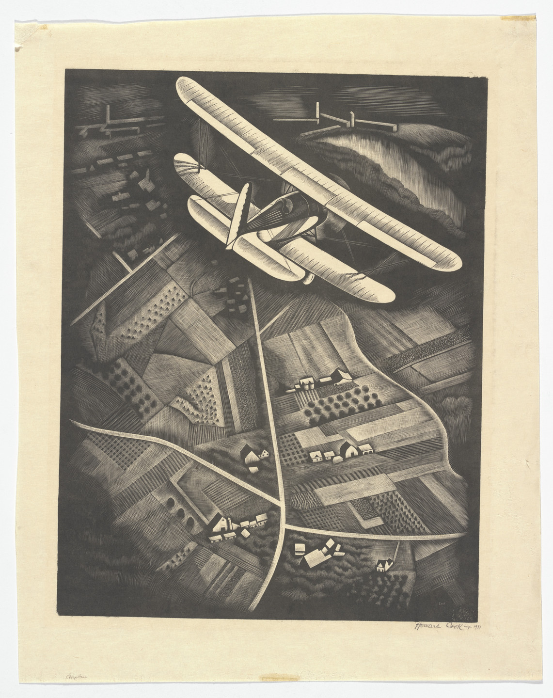 Howard Cook. Airplane. 1931 | MoMA