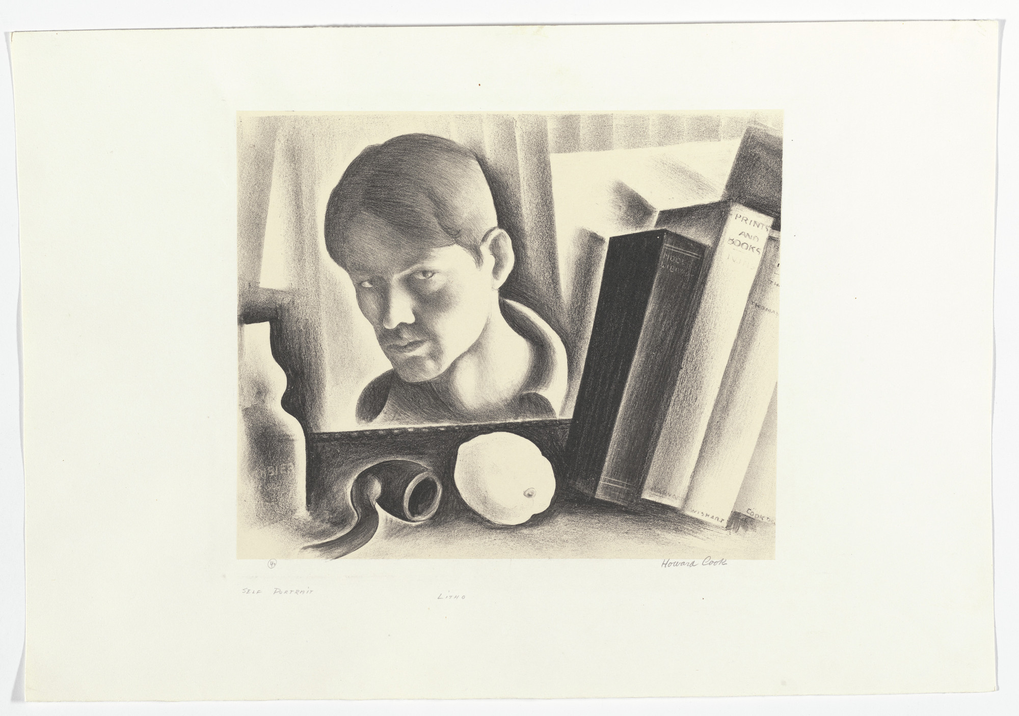 Howard Cook. Self Portrait. c. 1932 | MoMA