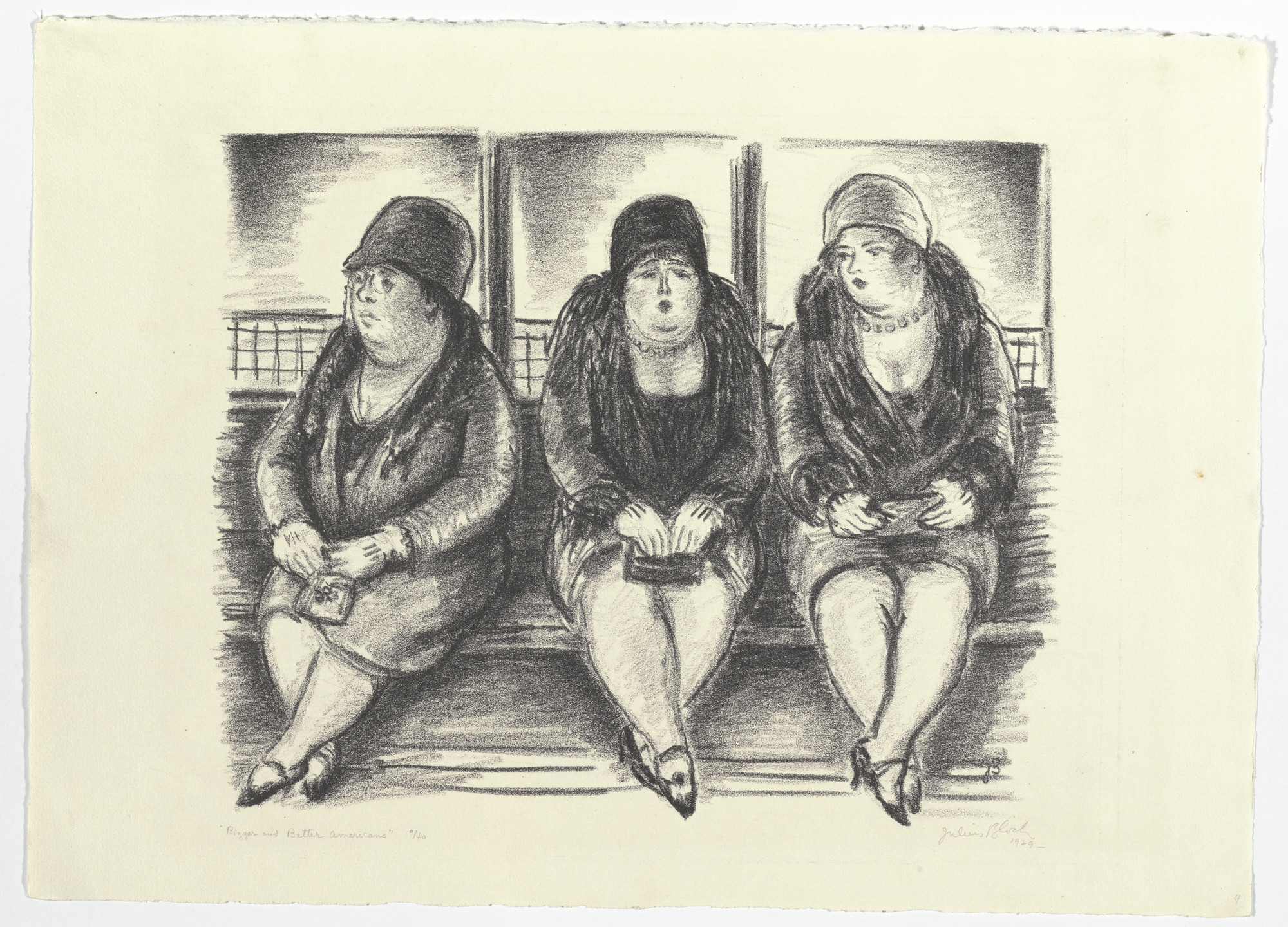 Julius Thiengen Bloch. Bigger and Better Americans. 1929 | MoMA