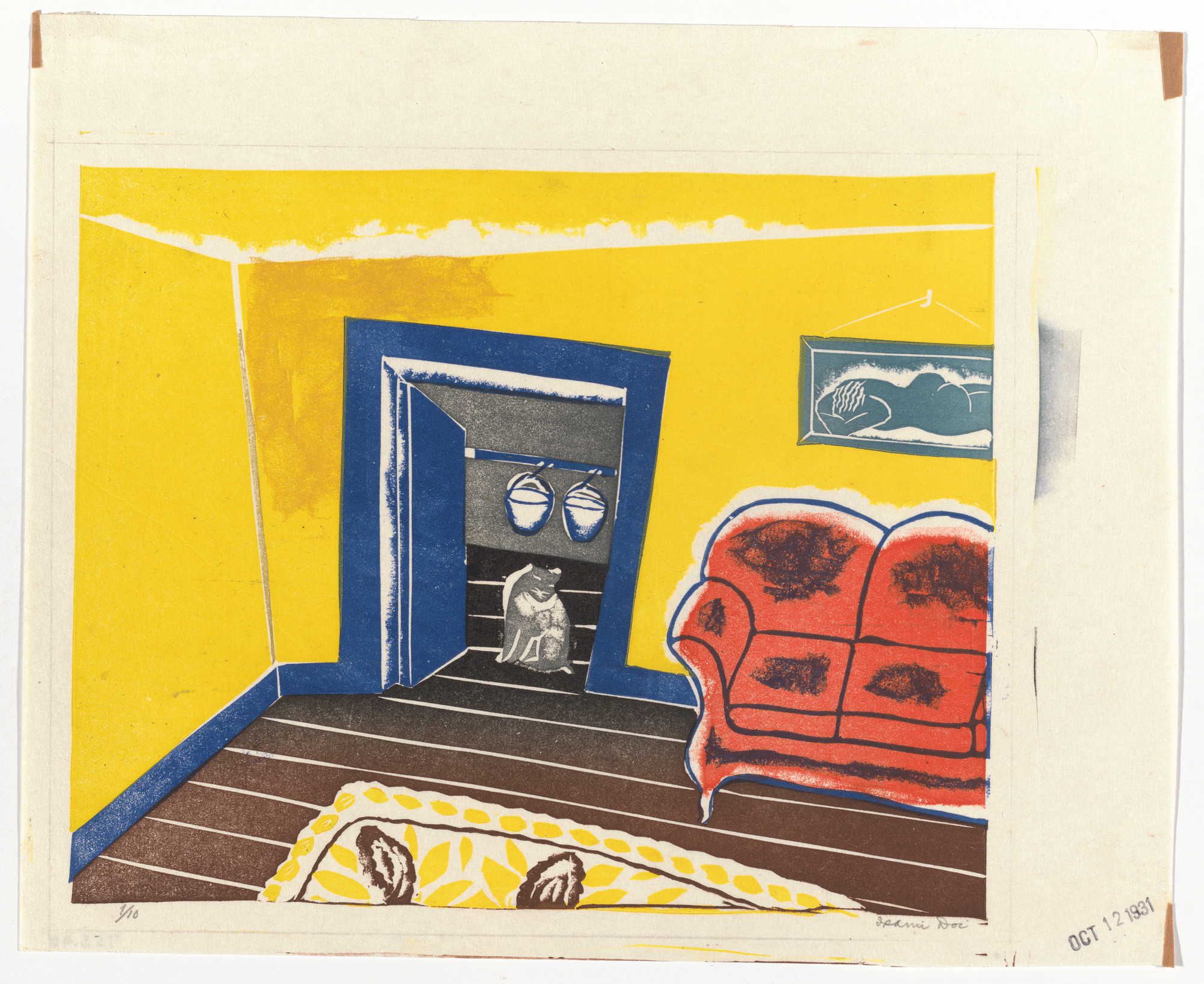 Isami Doi. My Studio. c. 1930 | MoMA