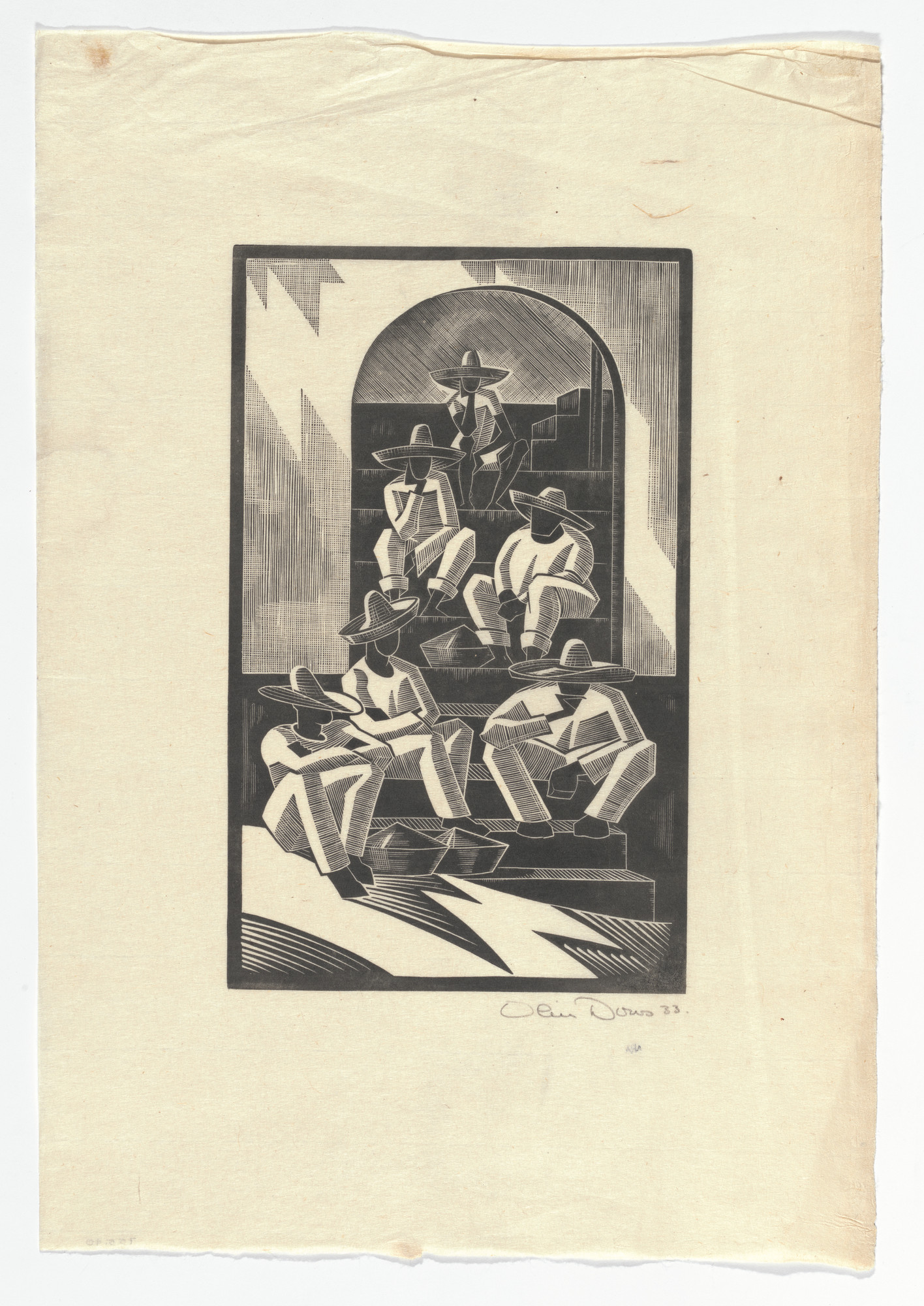 Olin Dows. The Steps. 1933 | MoMA