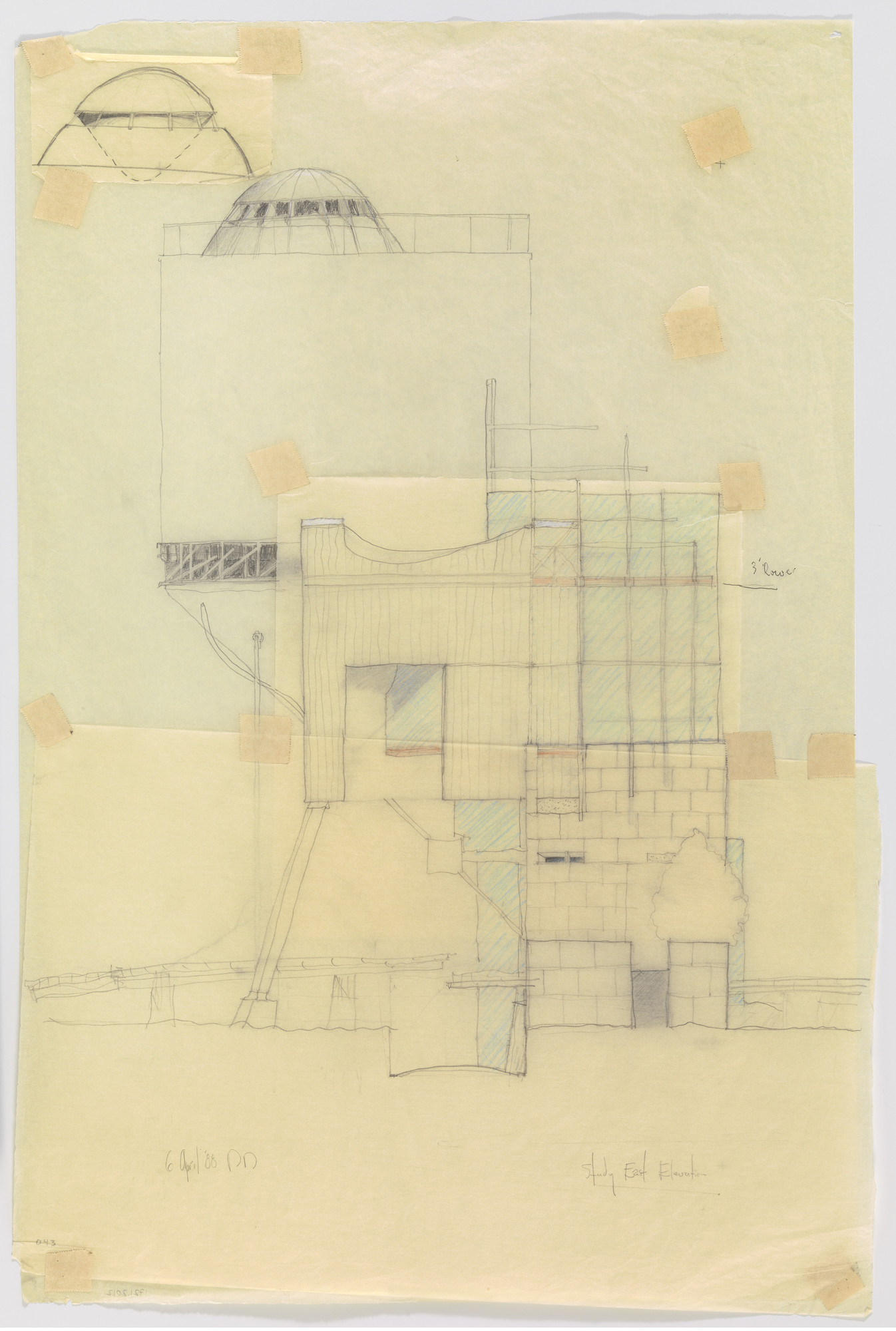 Douglas Darden. Oxygen House Project. 1988 | MoMA