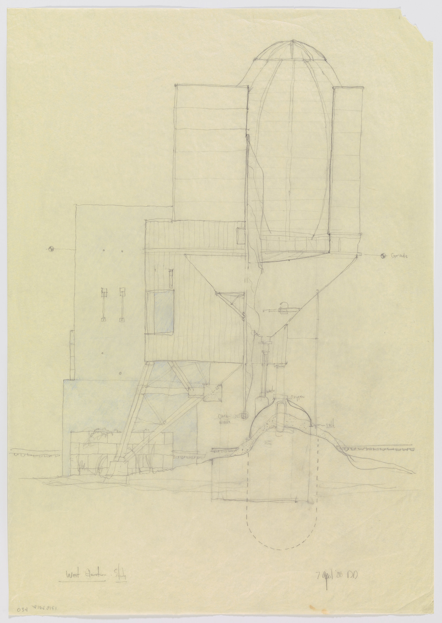 Douglas Darden. Oxygen House Project. 1988 | MoMA