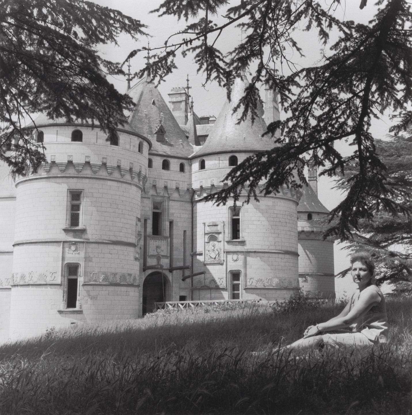 George Maciunas. Portrait of Leokadia Maciunas in Chaumont-sur-Loire ...
