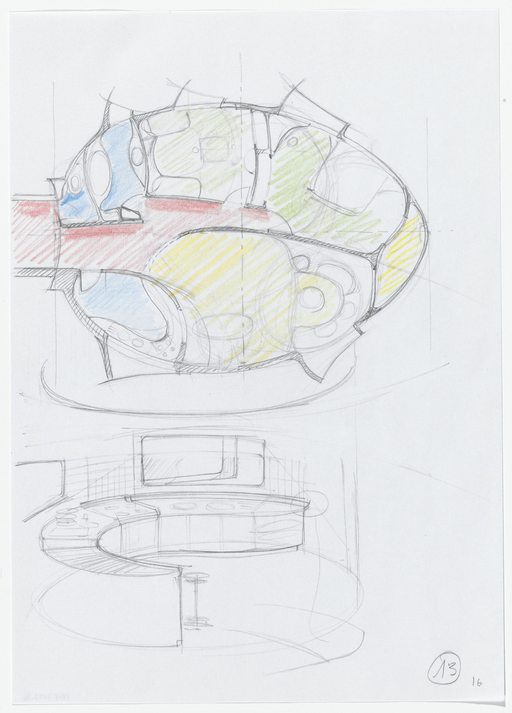 Daniel Grataloup. Urban Proposal with Multi Thin-Shell Capsules ...