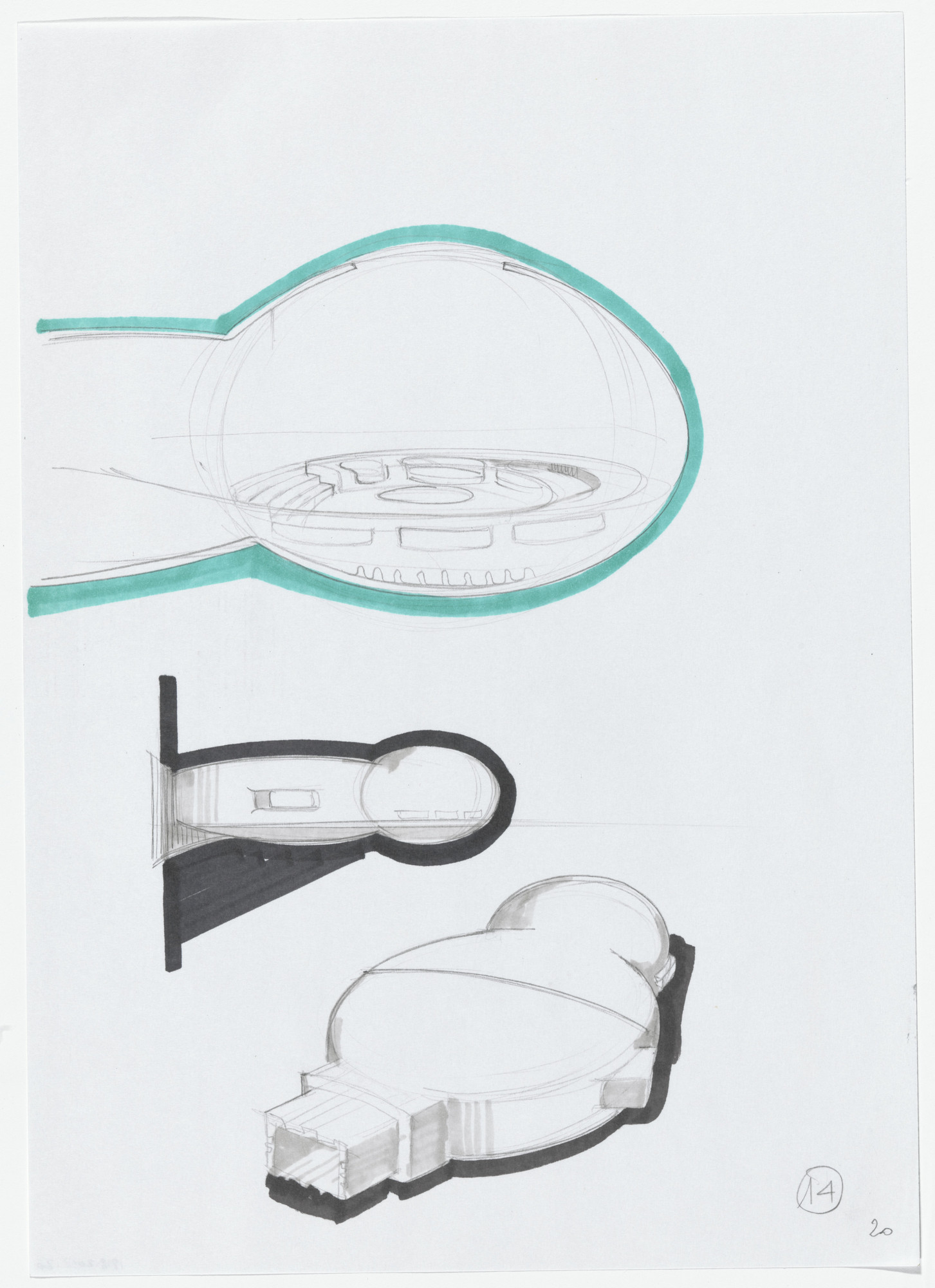 Daniel Grataloup. Urban Proposal with Multi Thin-Shell Capsules ...