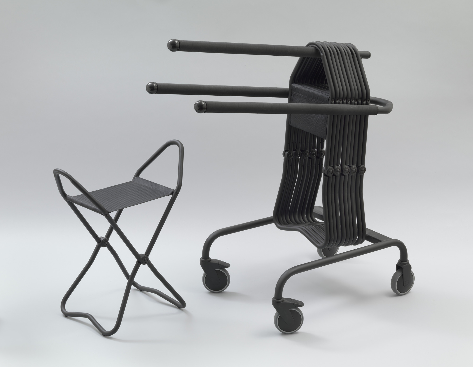 A&E Design, Hans Ehrich, Tom Ahlström. Stockholm II Folding Stool and ...