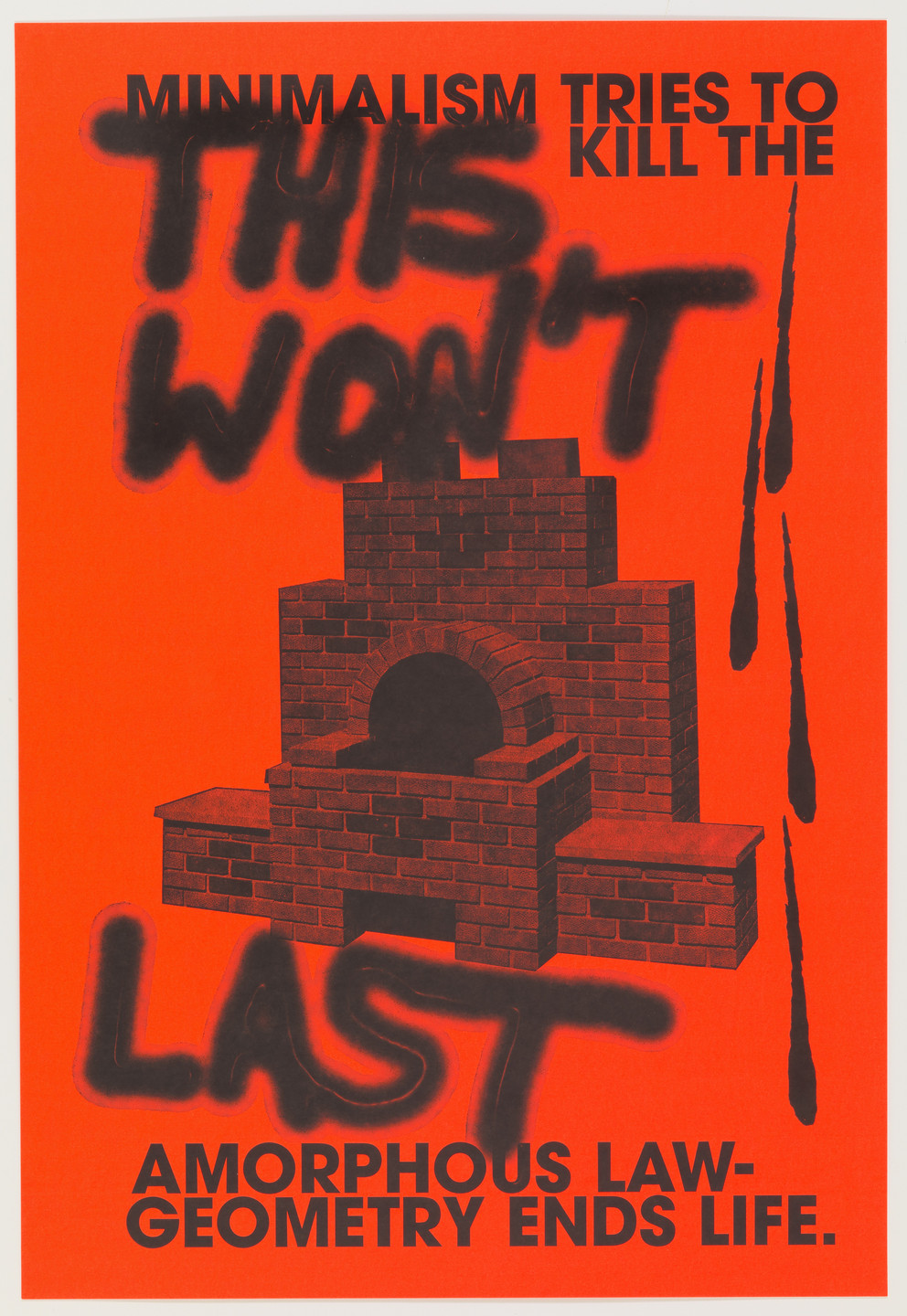 Sterling Ruby. Anti Print Poster. 2007 | MoMA