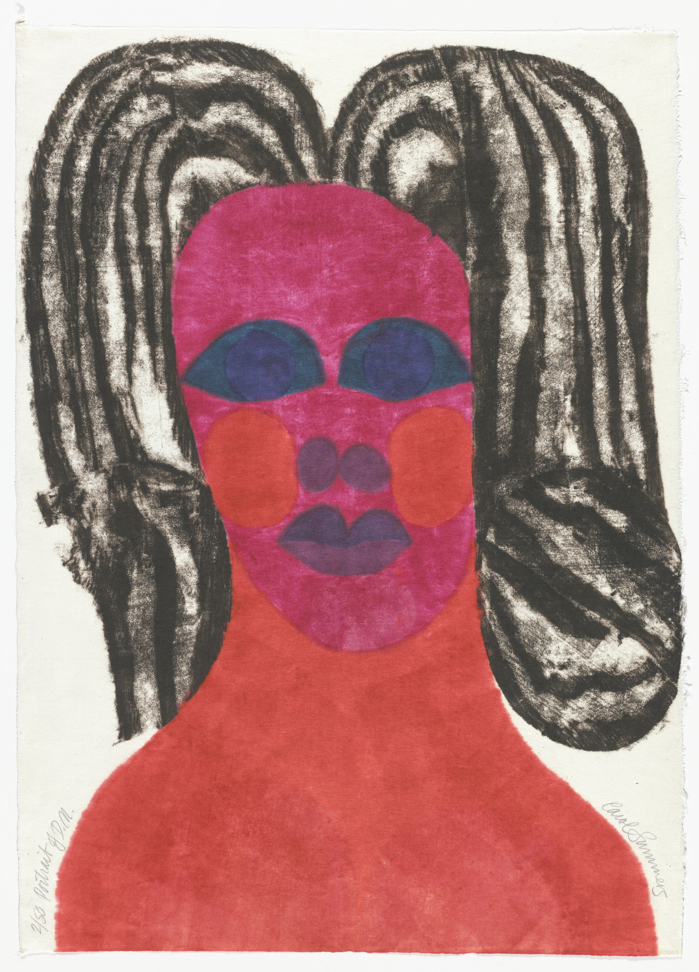 Carol Summers. Portrait of D.M. from 9 Prints. 1967 | MoMA