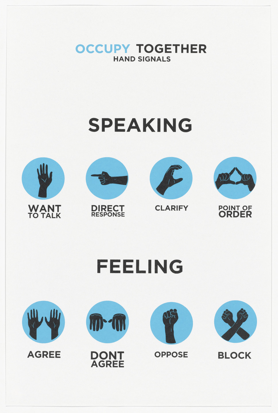 Occupy Design. Untitled from Occuprint Portfolio. 2012 | MoMA