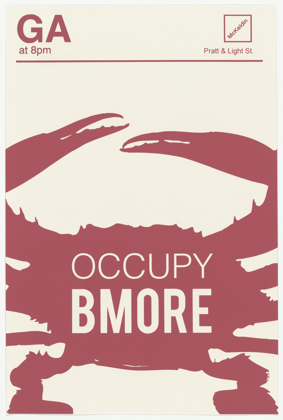 Keith Lowe. Occupy Baltimore from Occuprint Portfolio. 2012 | MoMA