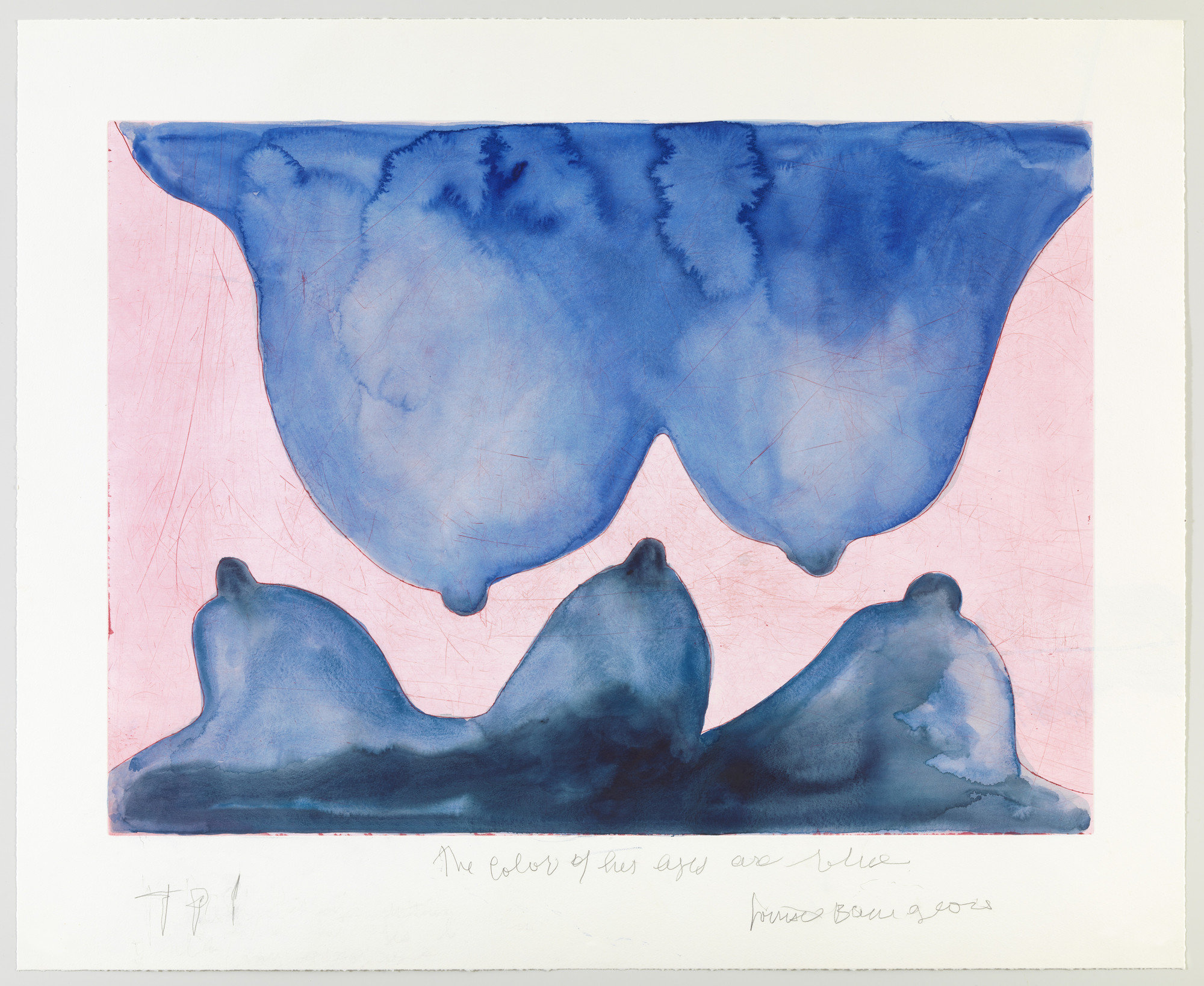 Louise Bourgeois. Blue Is the Color of Your Eyes. 2008 | MoMA
