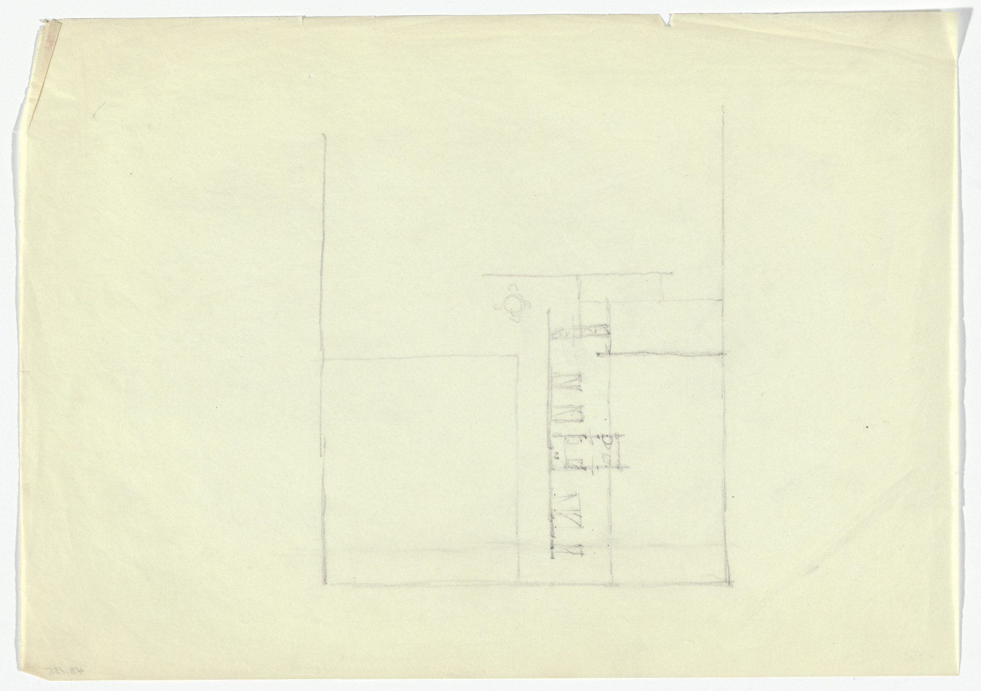 Ludwig Mies van der Rohe. Court House Project, Plan. c. 1935 | MoMA