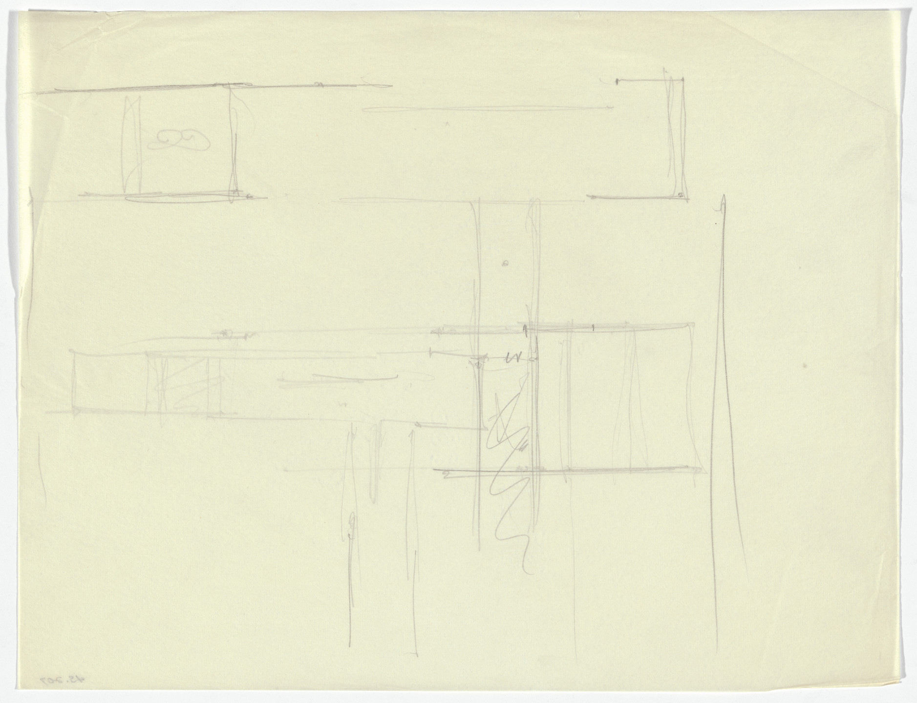 Ludwig Mies van der Rohe. Court House Project, Plan. c. 1935 | MoMA