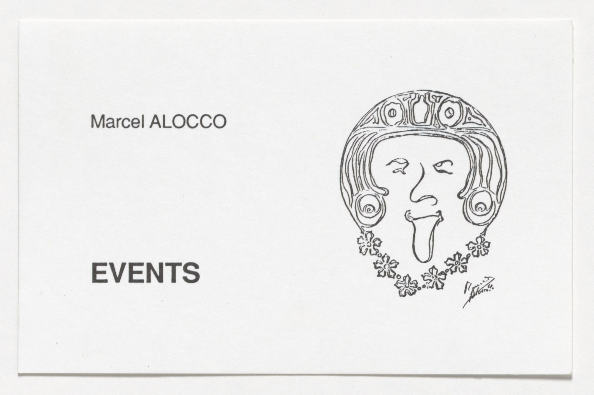 Marcel Alocco. Events. 1960-68 | MoMA