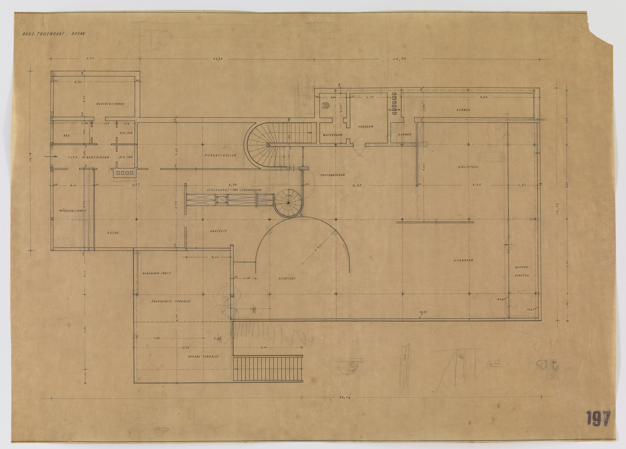 Villa Tugendhat Plan