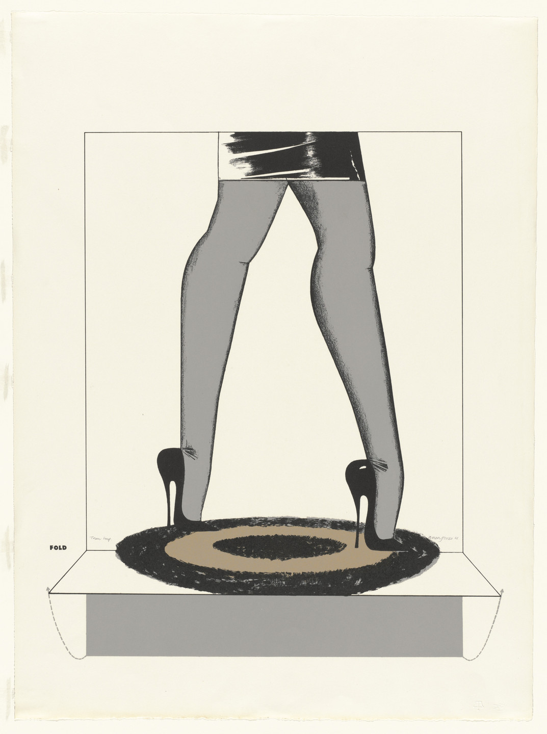 Allen Jones. Untitled (New Perspective on Floors I). 1966 | MoMA