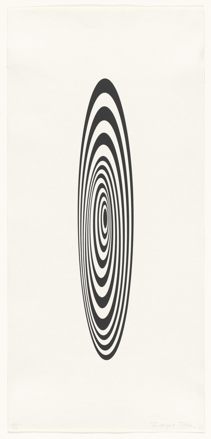 Bridget Riley. Untitled ( Oval Image ). 1964 | MoMA
