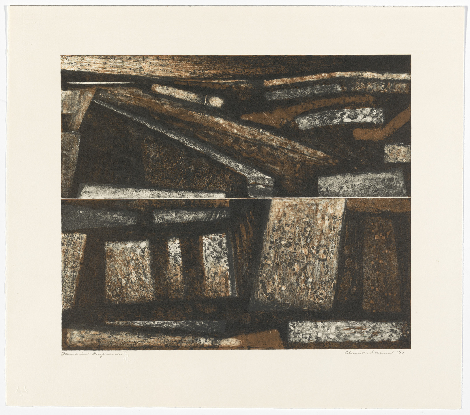 Clinton Adams. Broken Land III. 1961 | MoMA