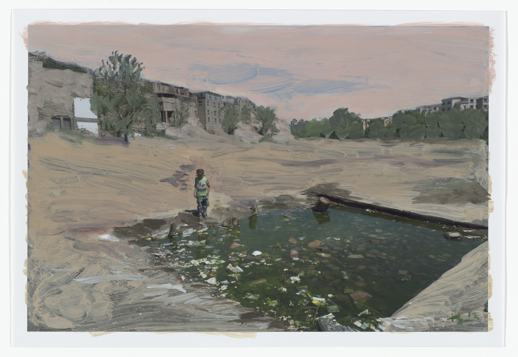 Liu Xiaodong. Square from Hotan Project, Xinjiang, China (for Parkett ...