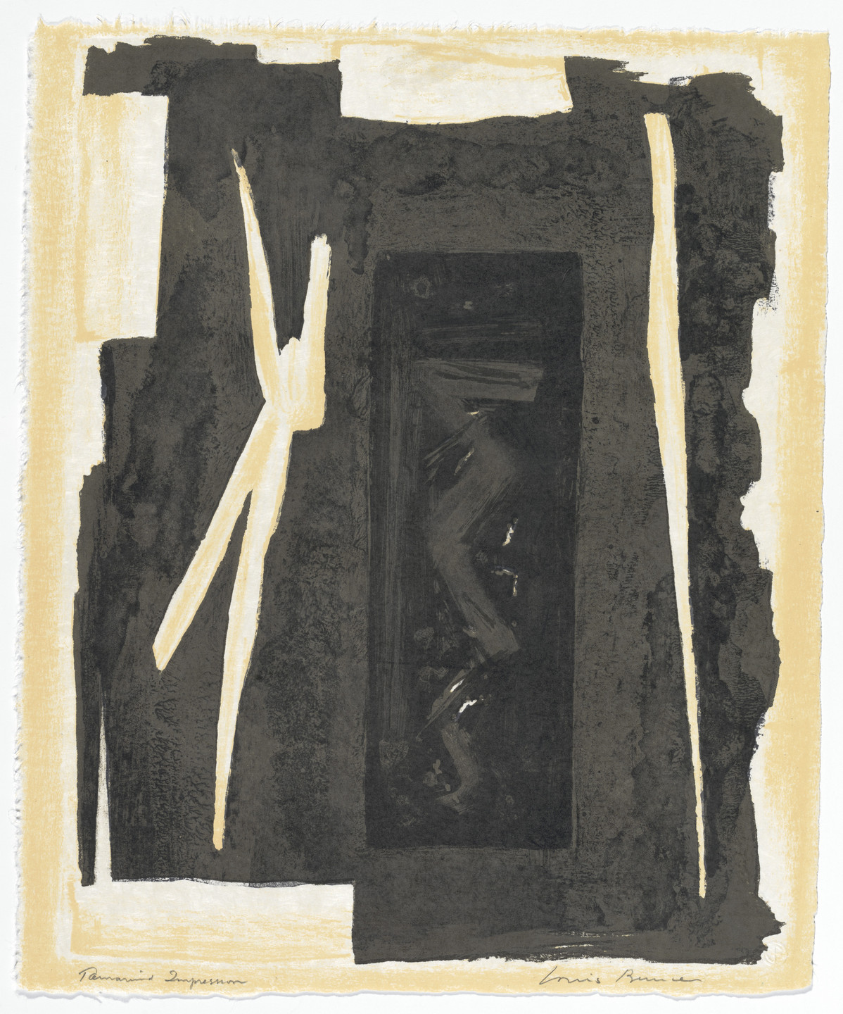 Louis Bunce. Untitled (X from Untitled Suite). 1961 | MoMA