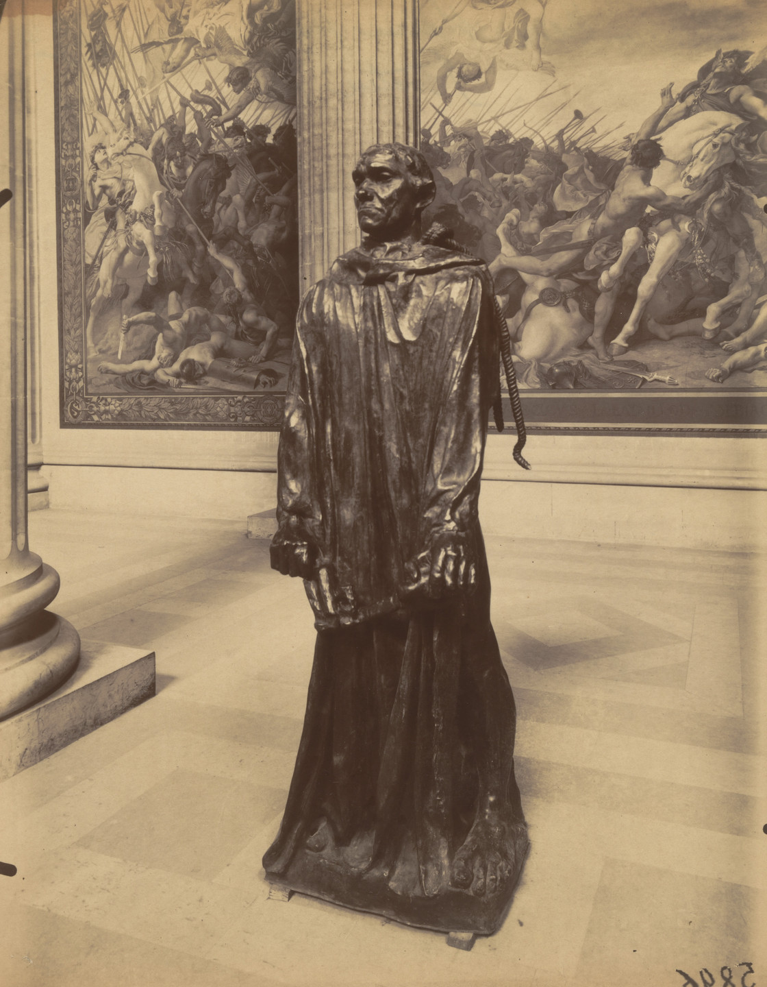 Eugène Atget. Panthéon. Statue par Rodin. 1912 | MoMA