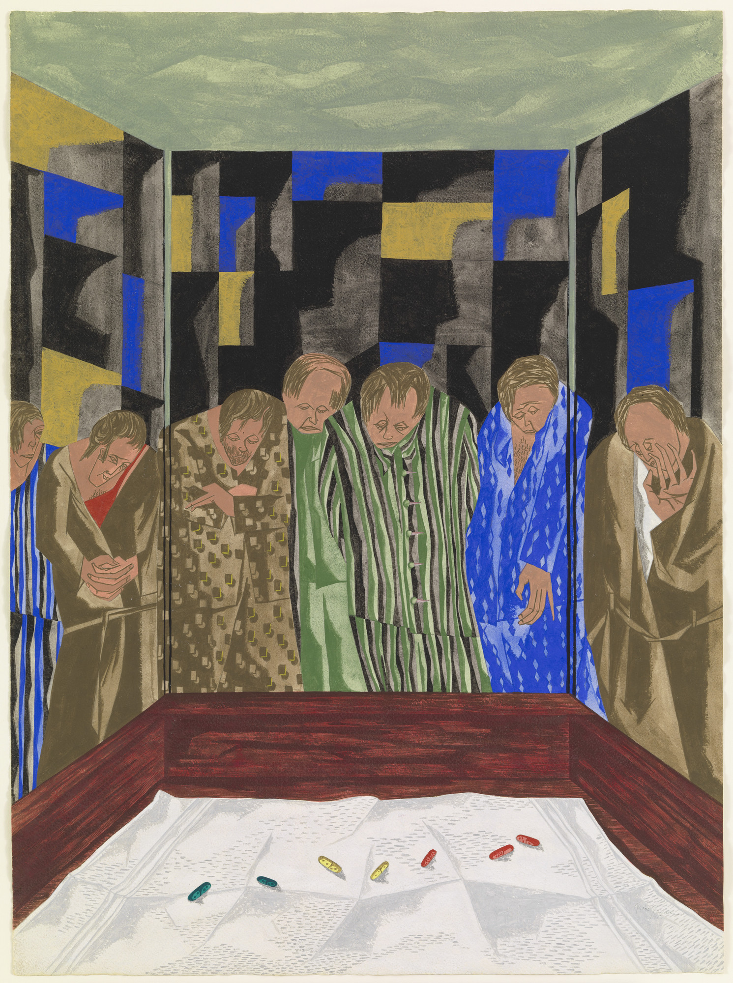 Jacob Lawrence. Sedation. 1950 | MoMA