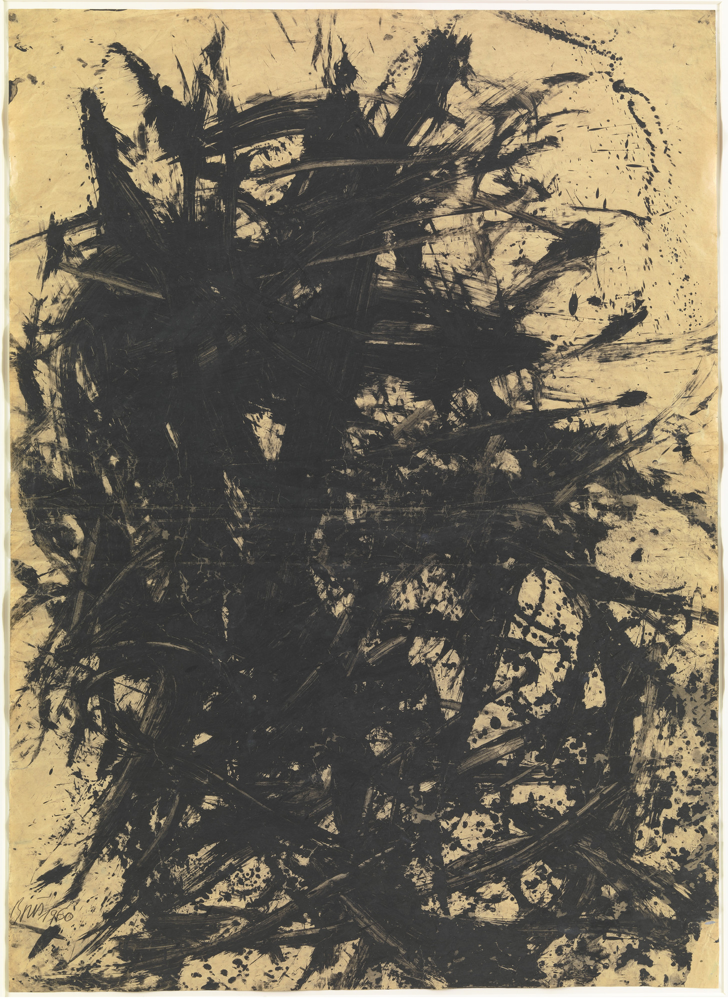 Günter Brus. Informel Drawing (Informelle Zeichnung). 1960 | MoMA