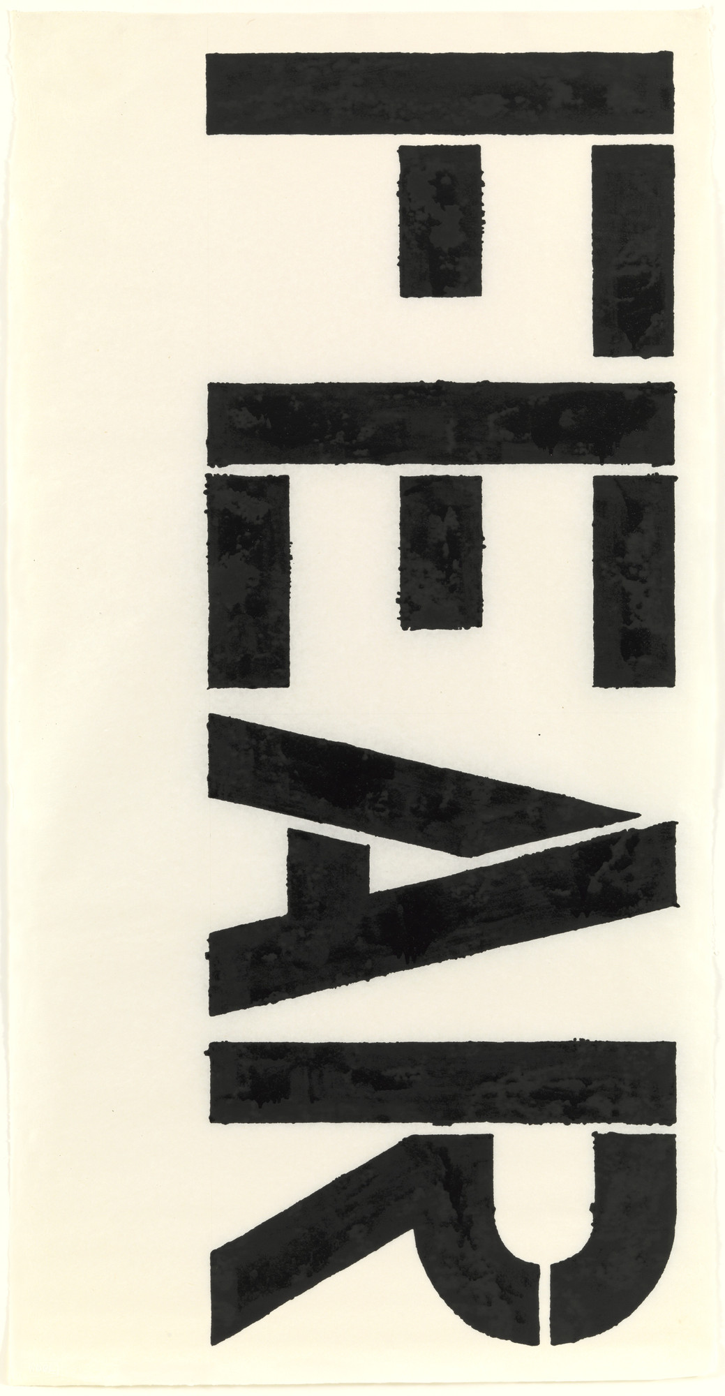 Christopher Wool. Untitled. 1989 | MoMA