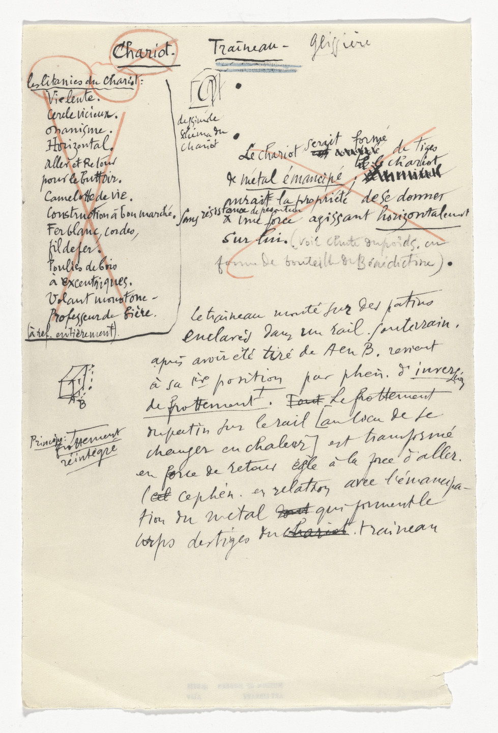 Marcel Duchamp. Untitled from The Bride Stripped Bare by Her Bachelors ...