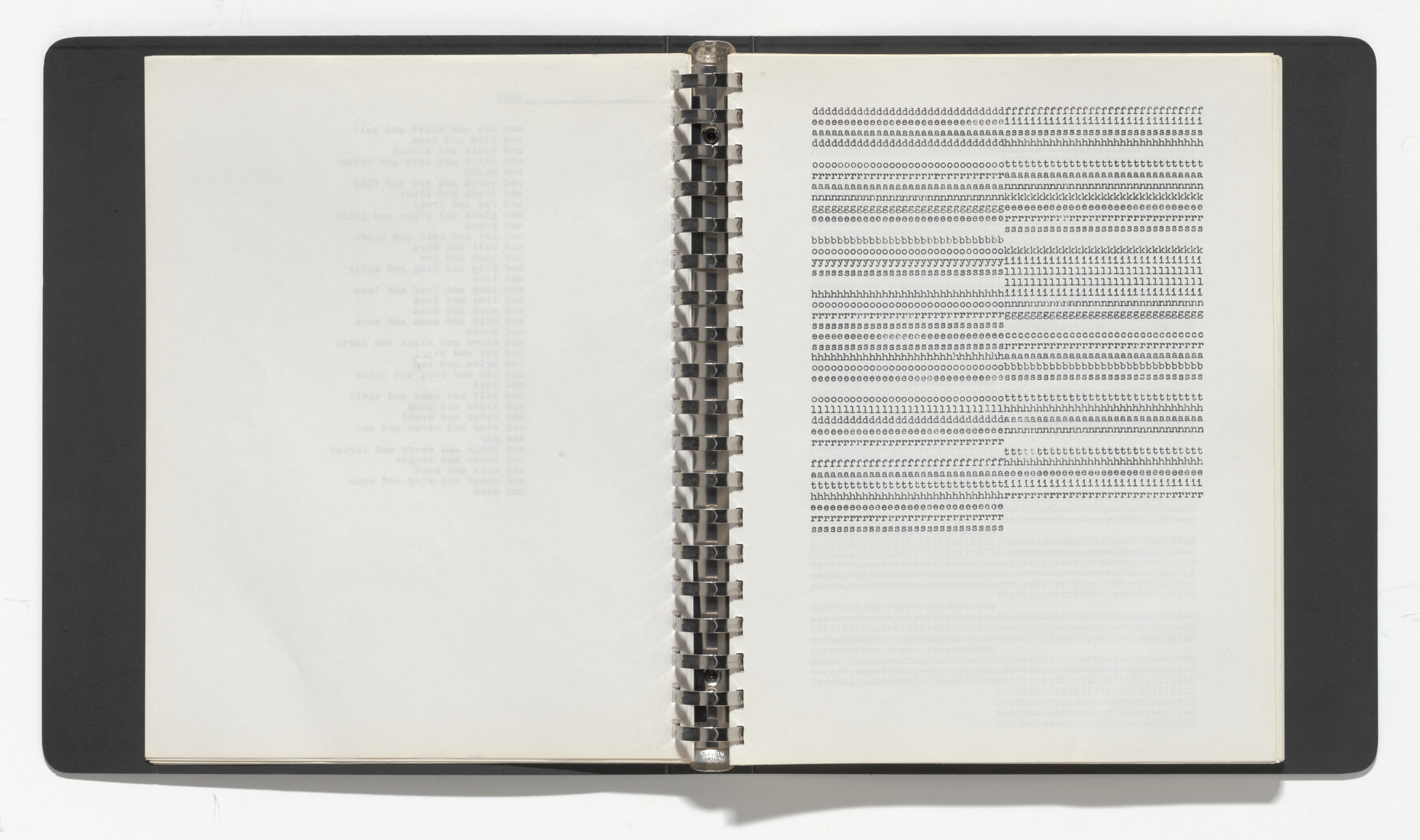 Carl Andre. Lyrics and Odes, volume 7 from Seven Books of Poetry. 1960 ...