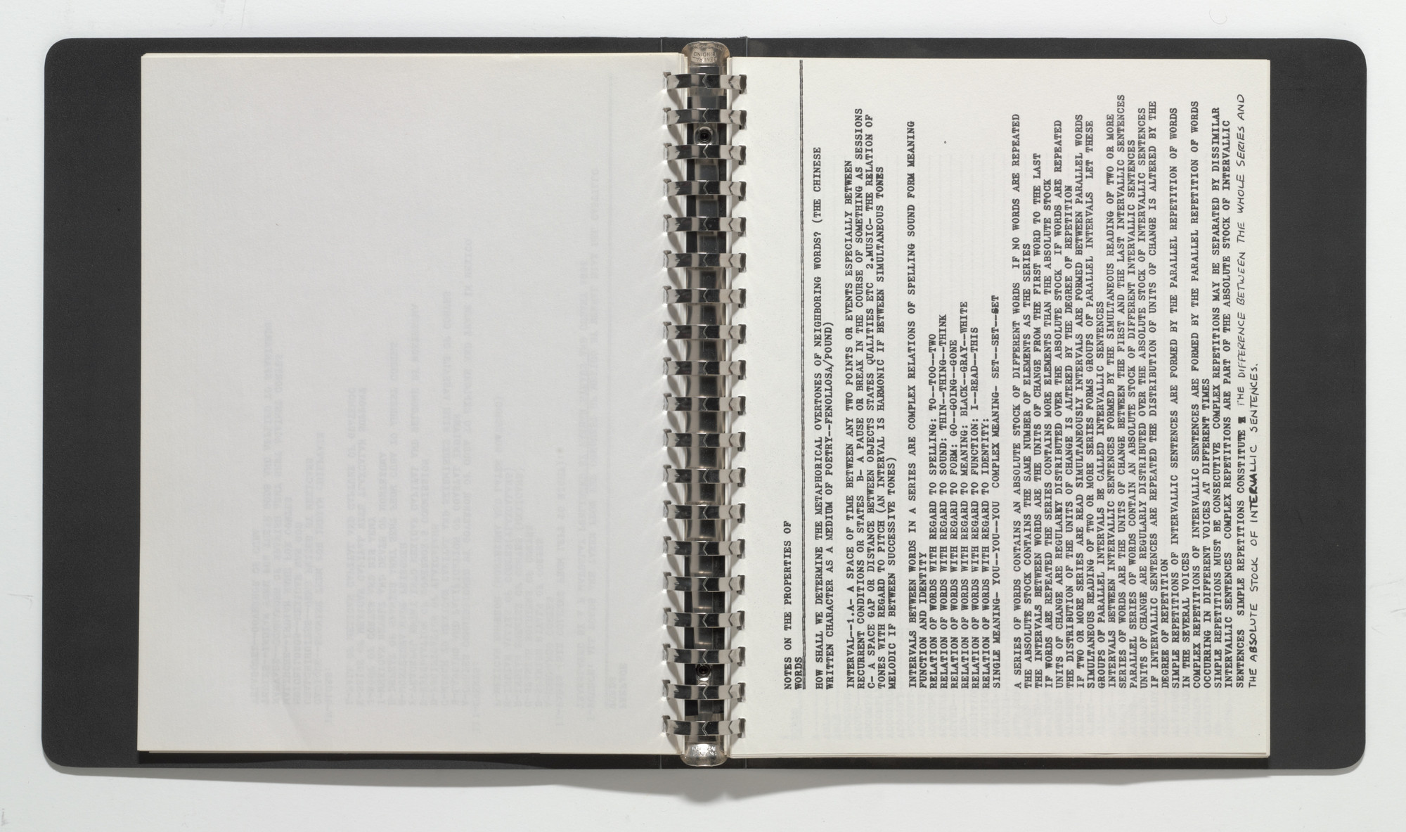 Carl Andre. Three Operas, volume 6 from Seven Books of Poetry. 1964 ...
