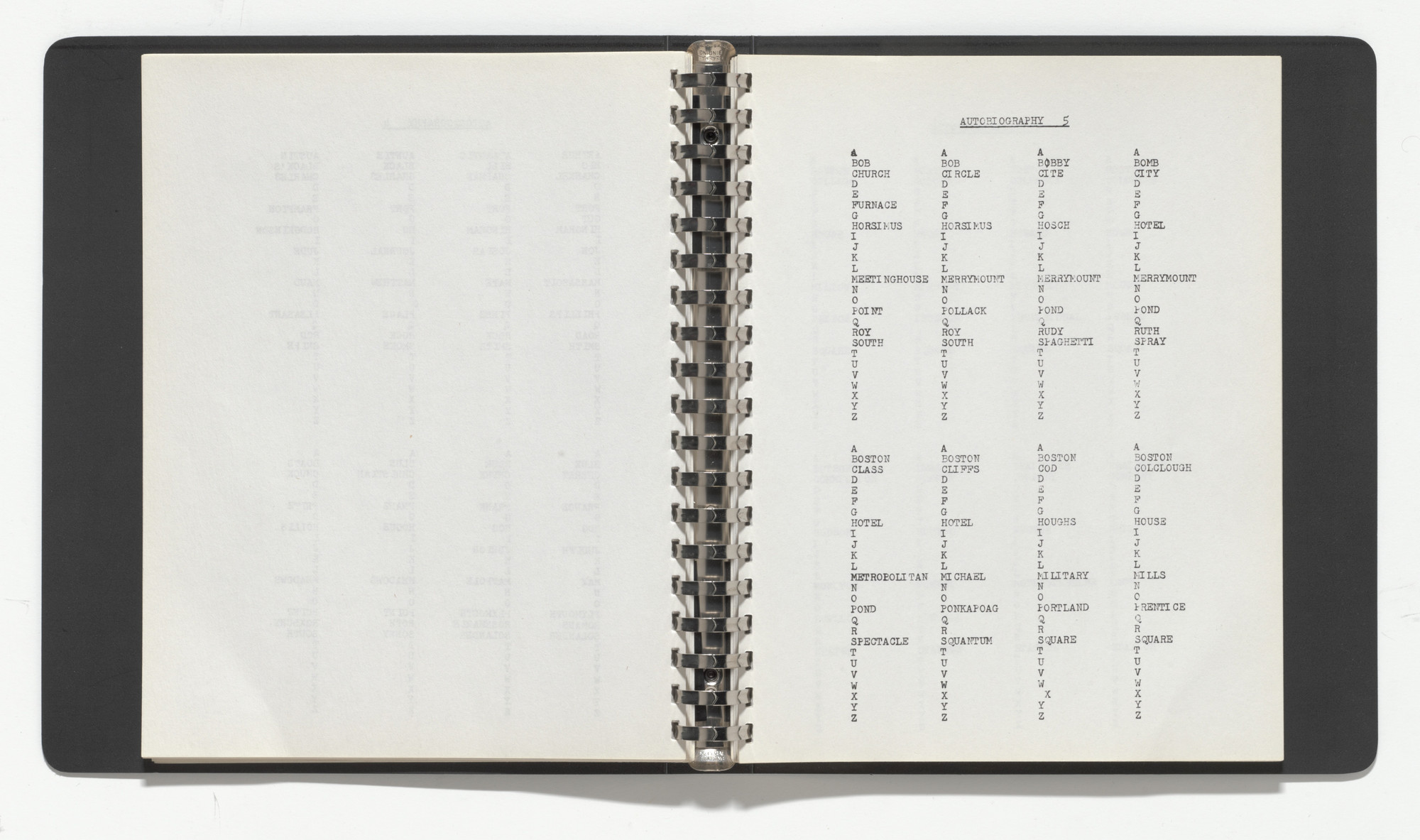 Carl Andre. Lyrics and Odes, volume 7 from Seven Books of Poetry. 1960 ...