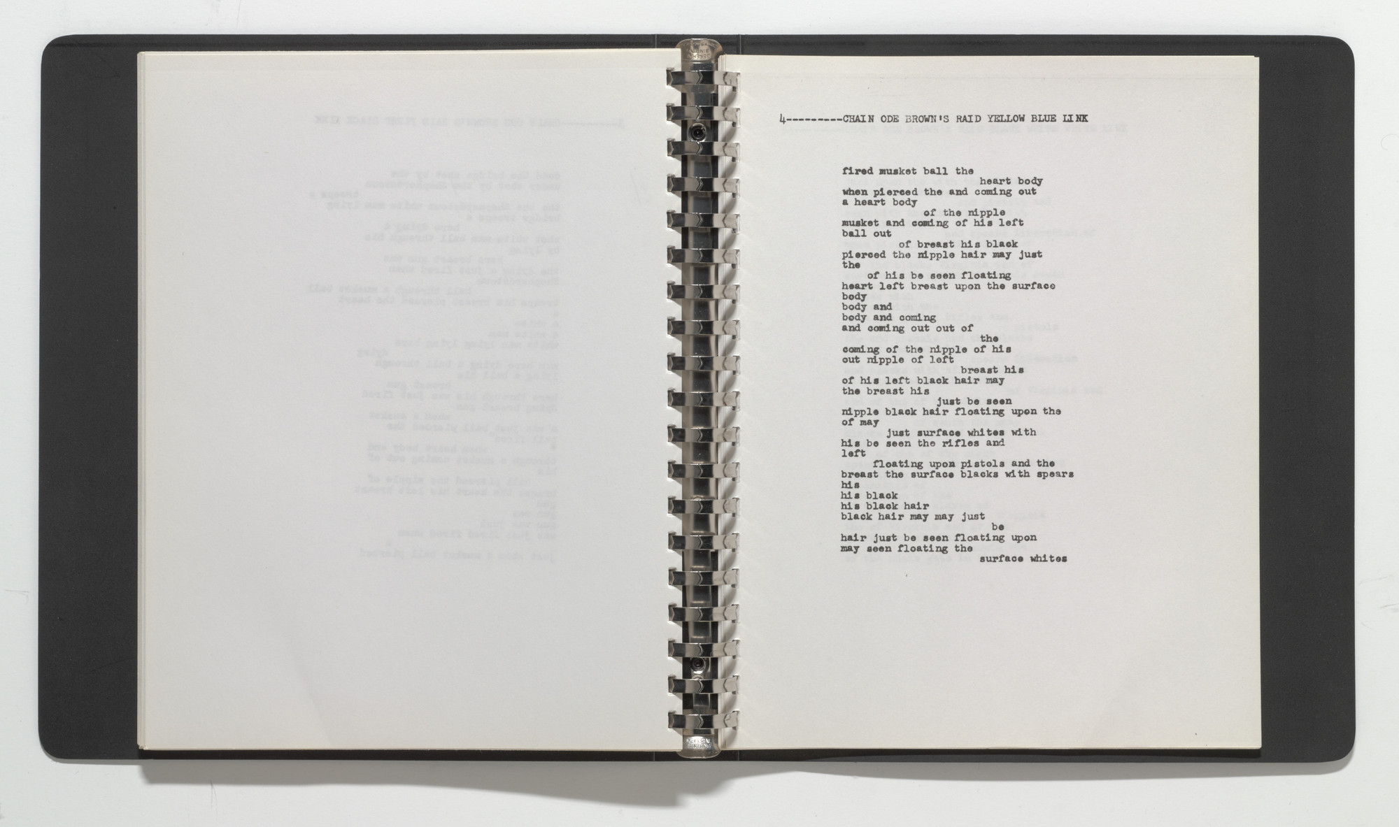 Carl Andre. Lyrics and Odes, volume 7 from Seven Books of Poetry. 1960 ...