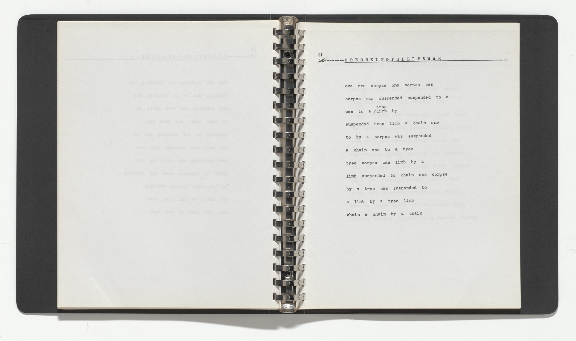 Carl Andre. Lyrics and Odes, volume 7 from Seven Books of Poetry. 1960 ...
