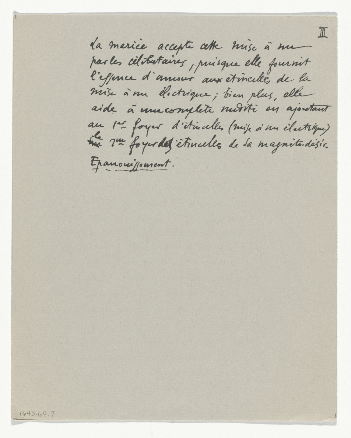 Marcel Duchamp. Untitled from The Bride Stripped Bare by Her Bachelors ...