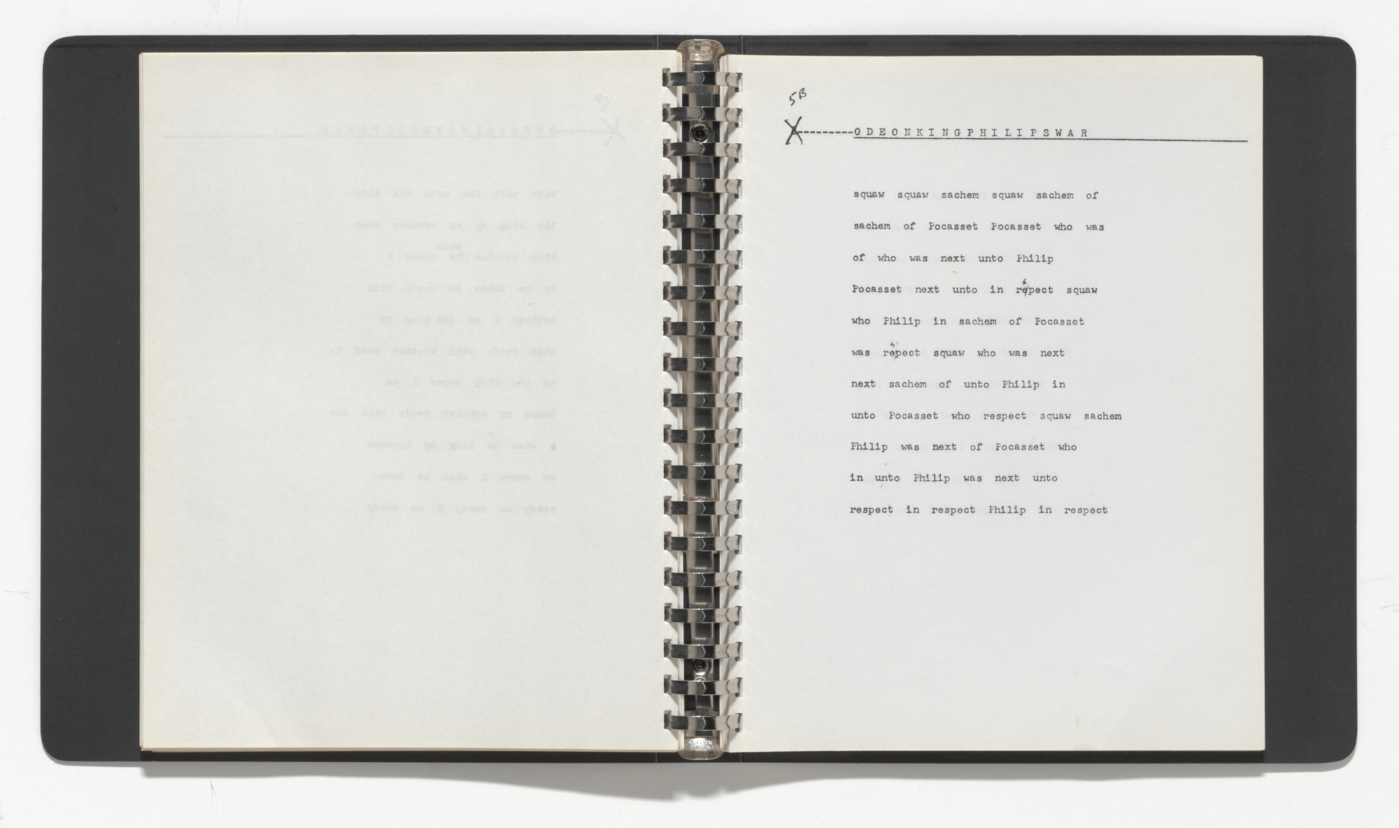 Carl Andre. Lyrics and Odes, volume 7 from Seven Books of Poetry. 1960 ...