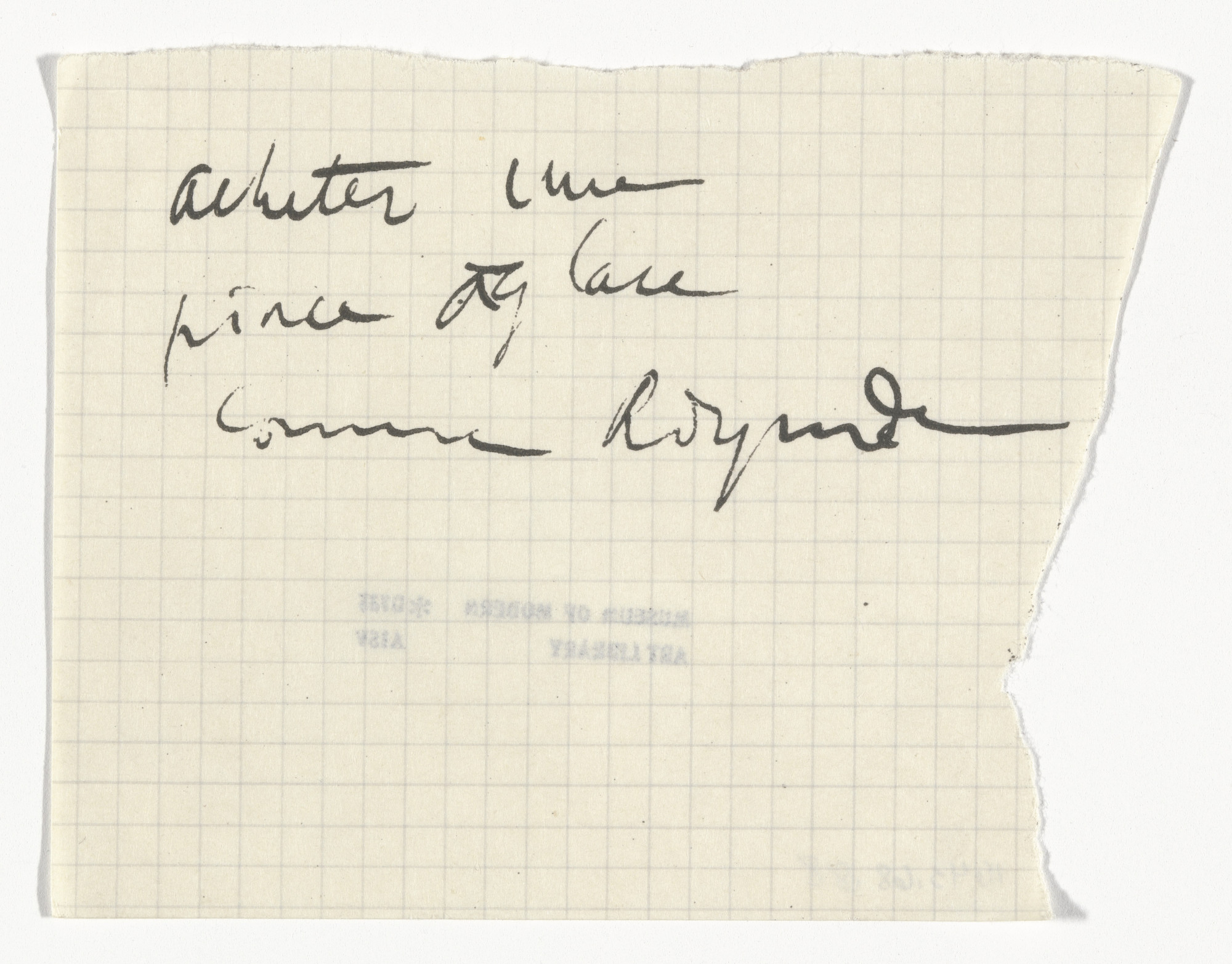 Marcel Duchamp. Untitled from The Bride Stripped Bare by Her Bachelors ...