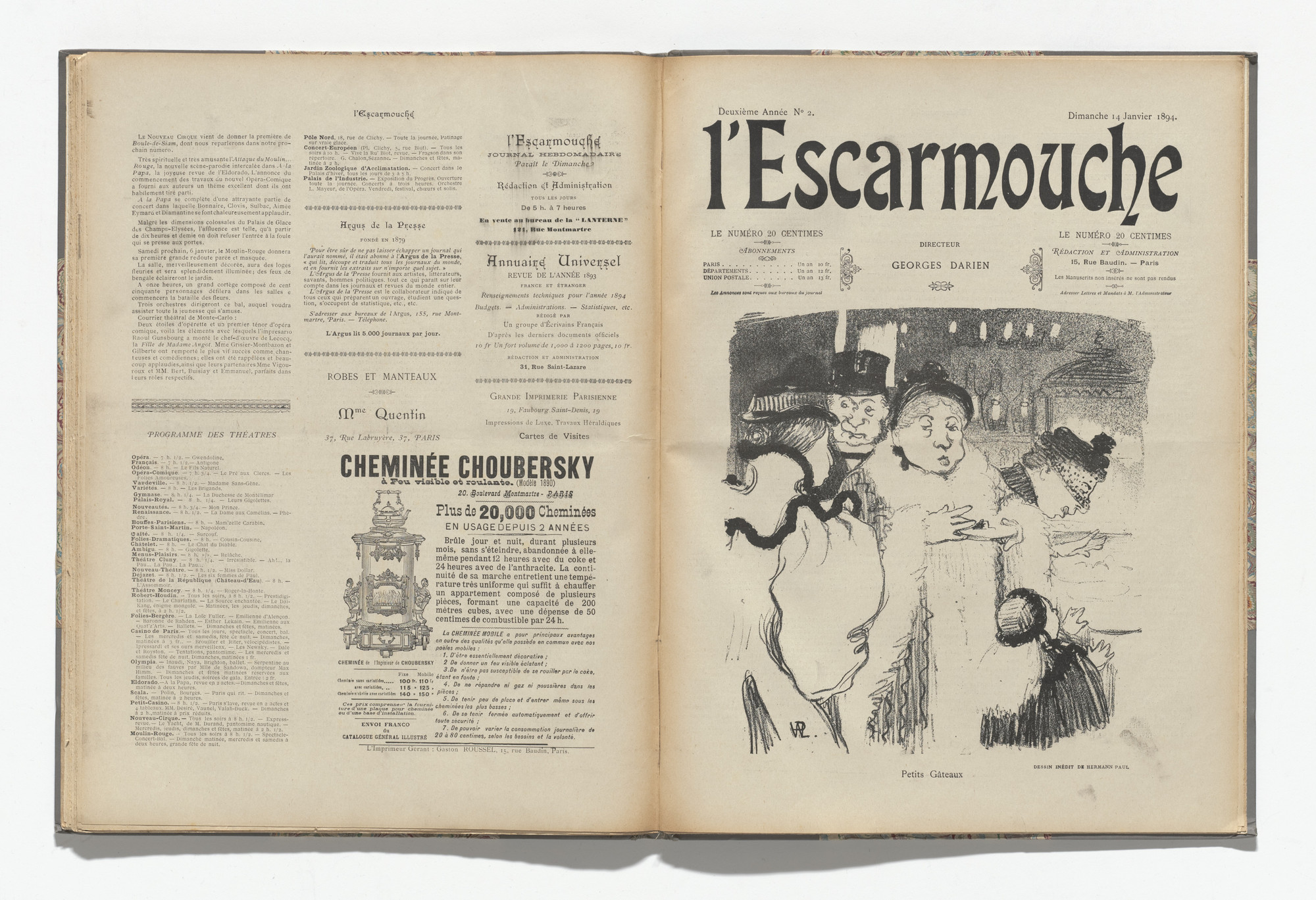 Various Artists. L'Escarmouche, no. 2. January 14, 1894 | MoMA