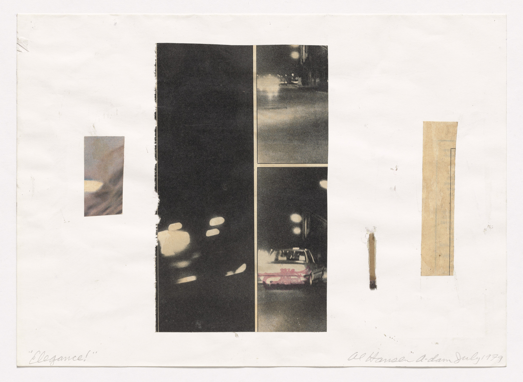 Al Hansen. Elegance!. 1979 | MoMA