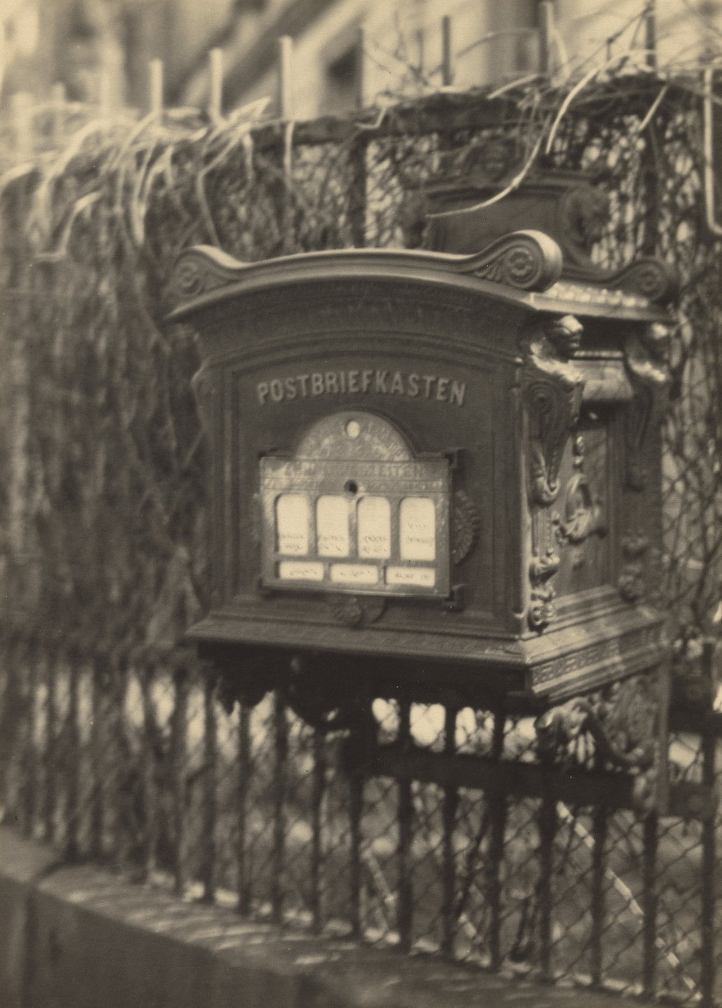 Ilse Bing. Mailbox. 1929 | MoMA