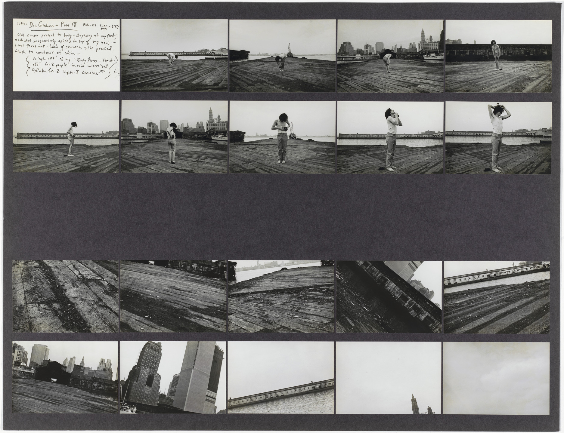 Dan Graham, Harry Shunk, János Kender. Dan Graham–Pier 18. 1971 | MoMA