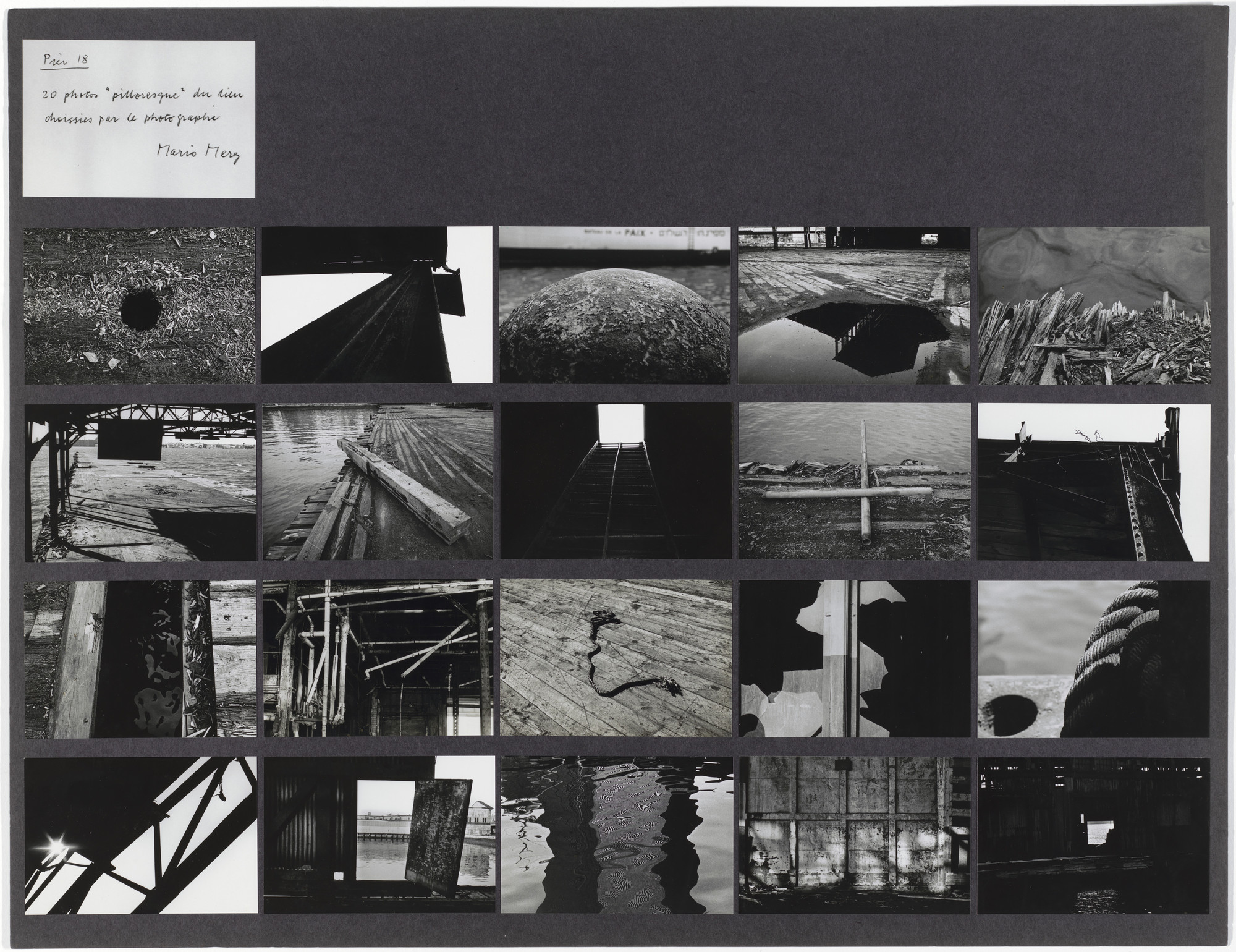 Mario Merz, Harry Shunk, János Kender. Untitled. 1971 | MoMA