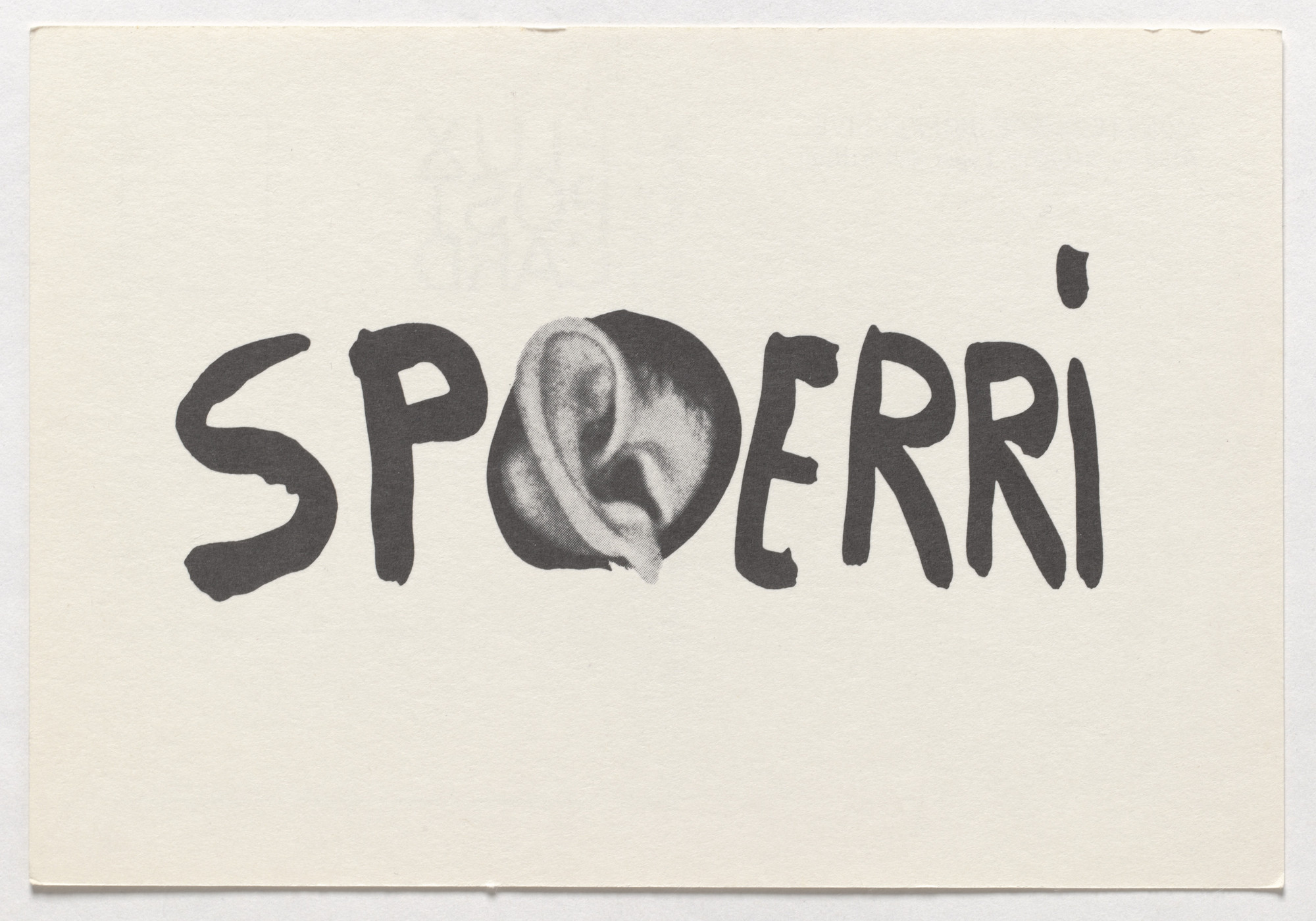 Robert Filliou, Daniel Spoerri, Roland Topor. Monsters are Inoffensive ...