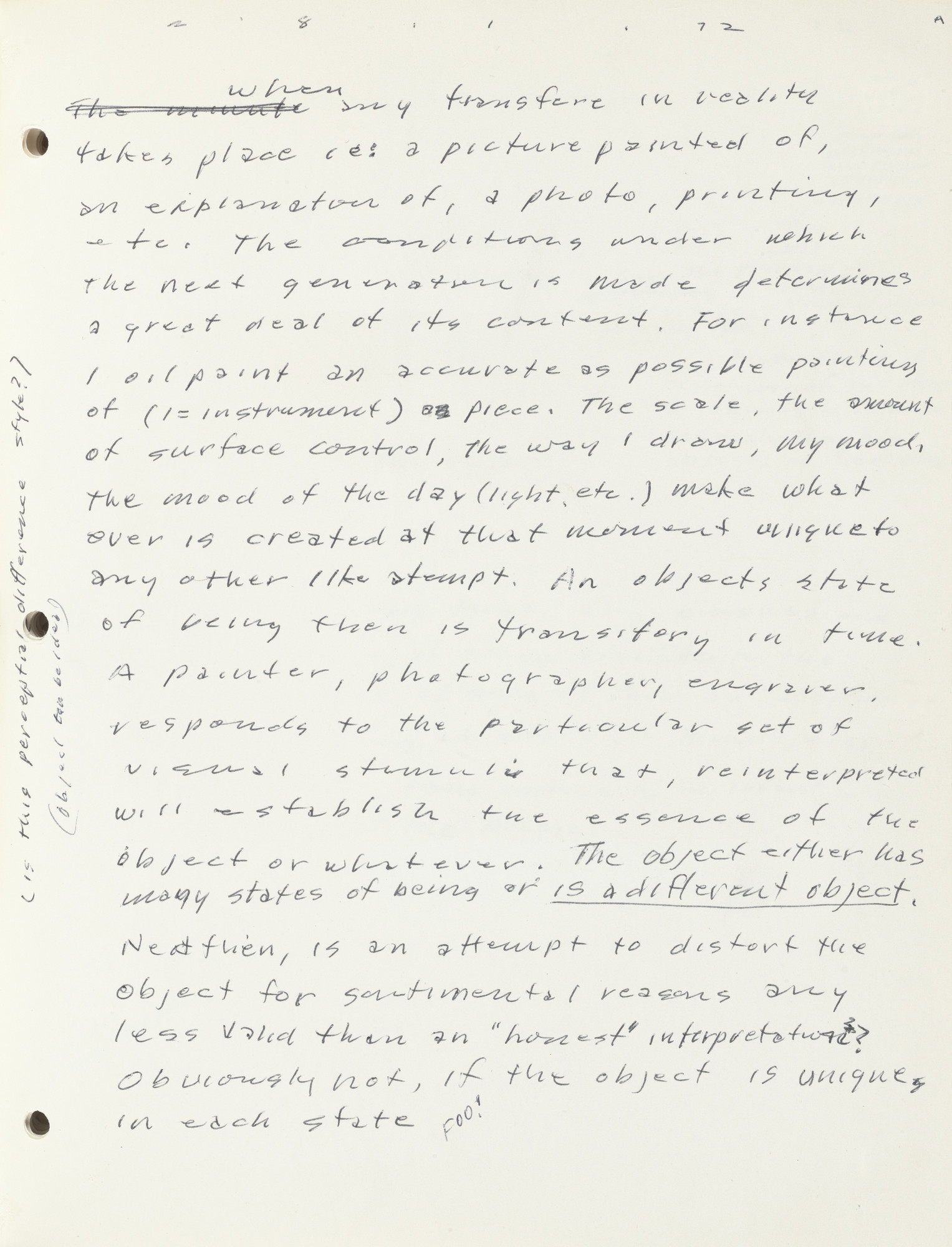 Robert Overby. Sketchbook. 1972 | MoMA