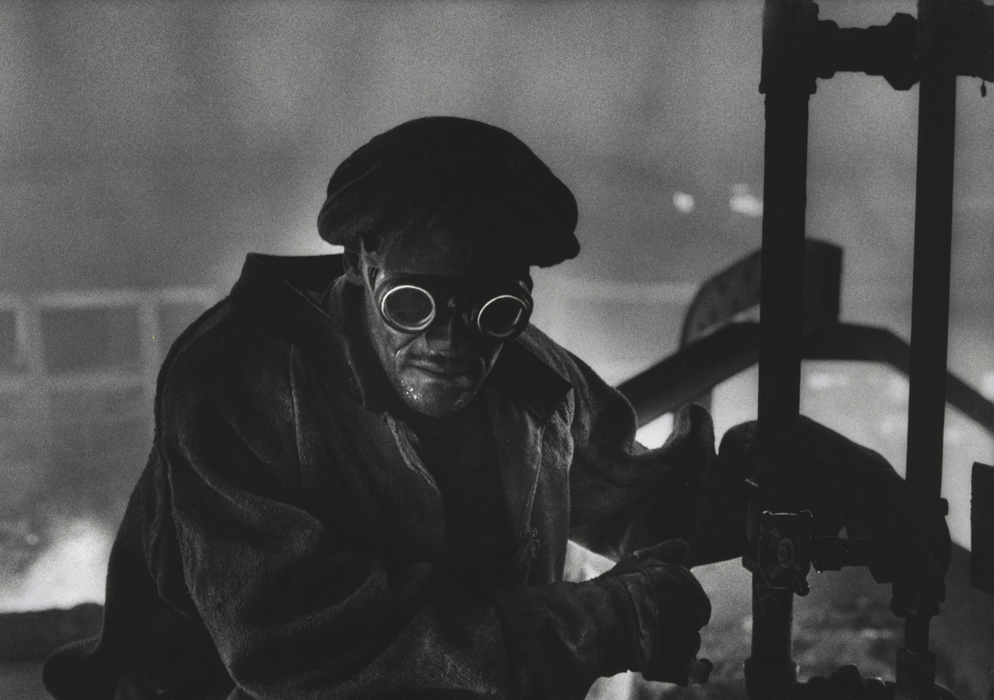W. Eugene Smith. Steelworker with Goggles, Pittsburgh. 1955 | MoMA