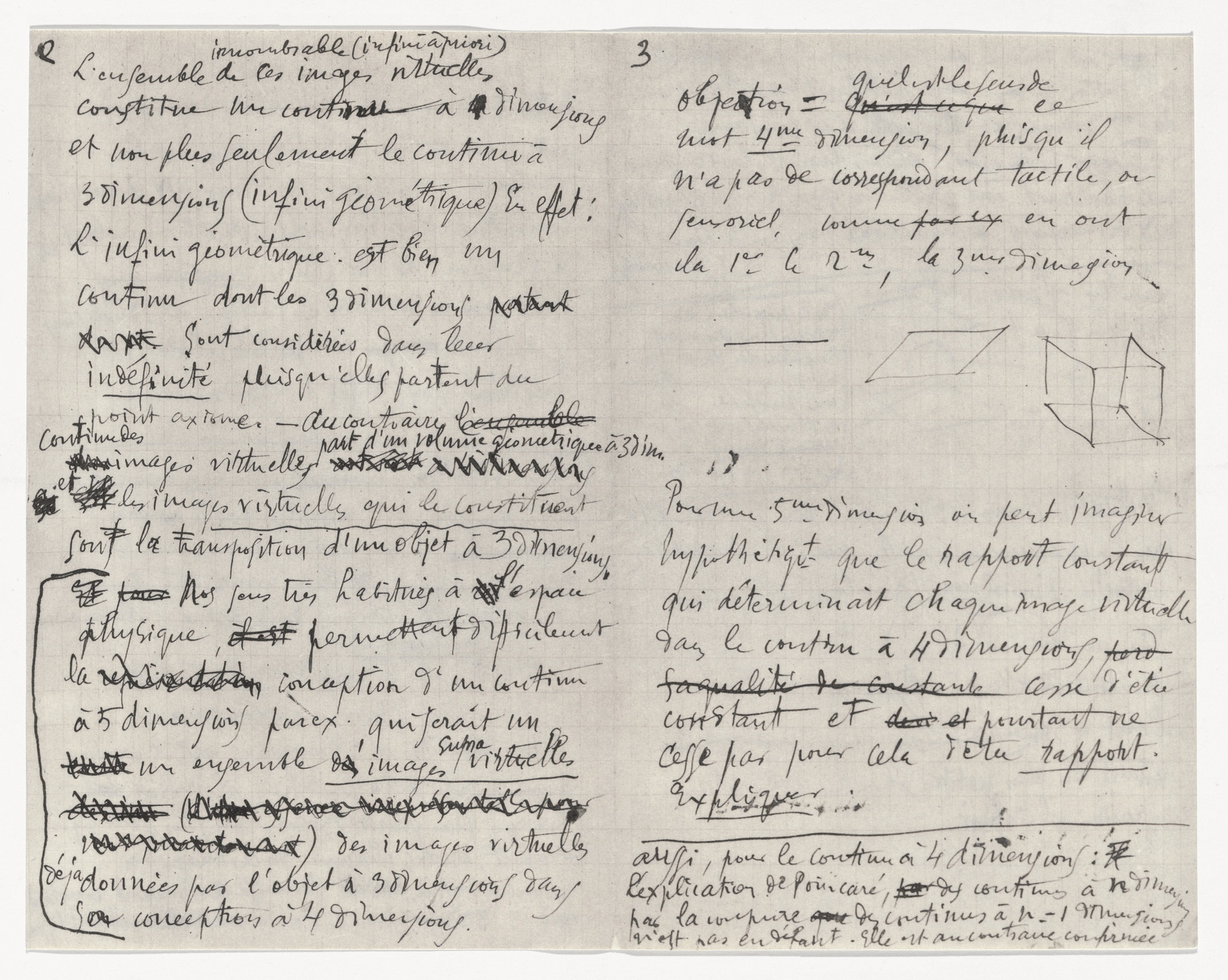 Marcel Duchamp. The Continuum from À l'Infinitif (La Boîte Blanche) (In ...