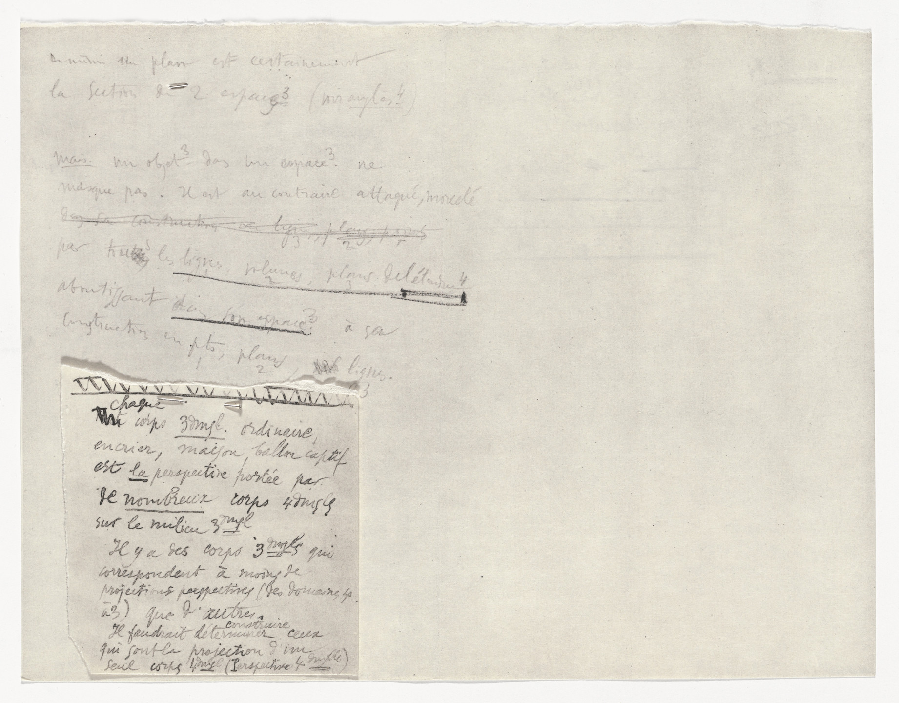 Marcel Duchamp. The Continuum from À l'Infinitif (La Boîte Blanche) (In ...
