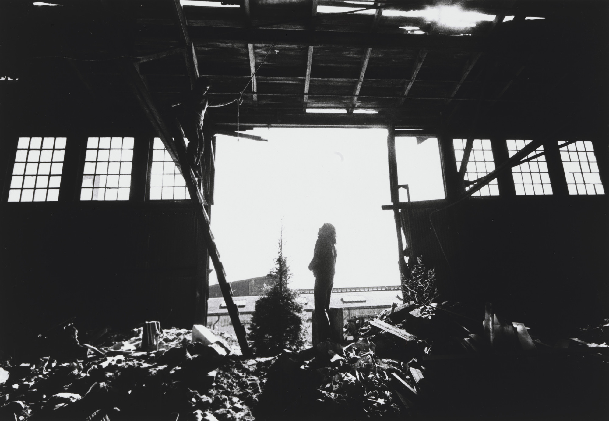 Gordon Matta-Clark, Harry Shunk, János Kender. Parked Island Barges on ...